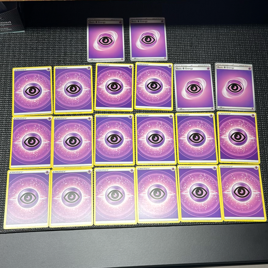 Pokémon Psychic Energy 20 Card Lot