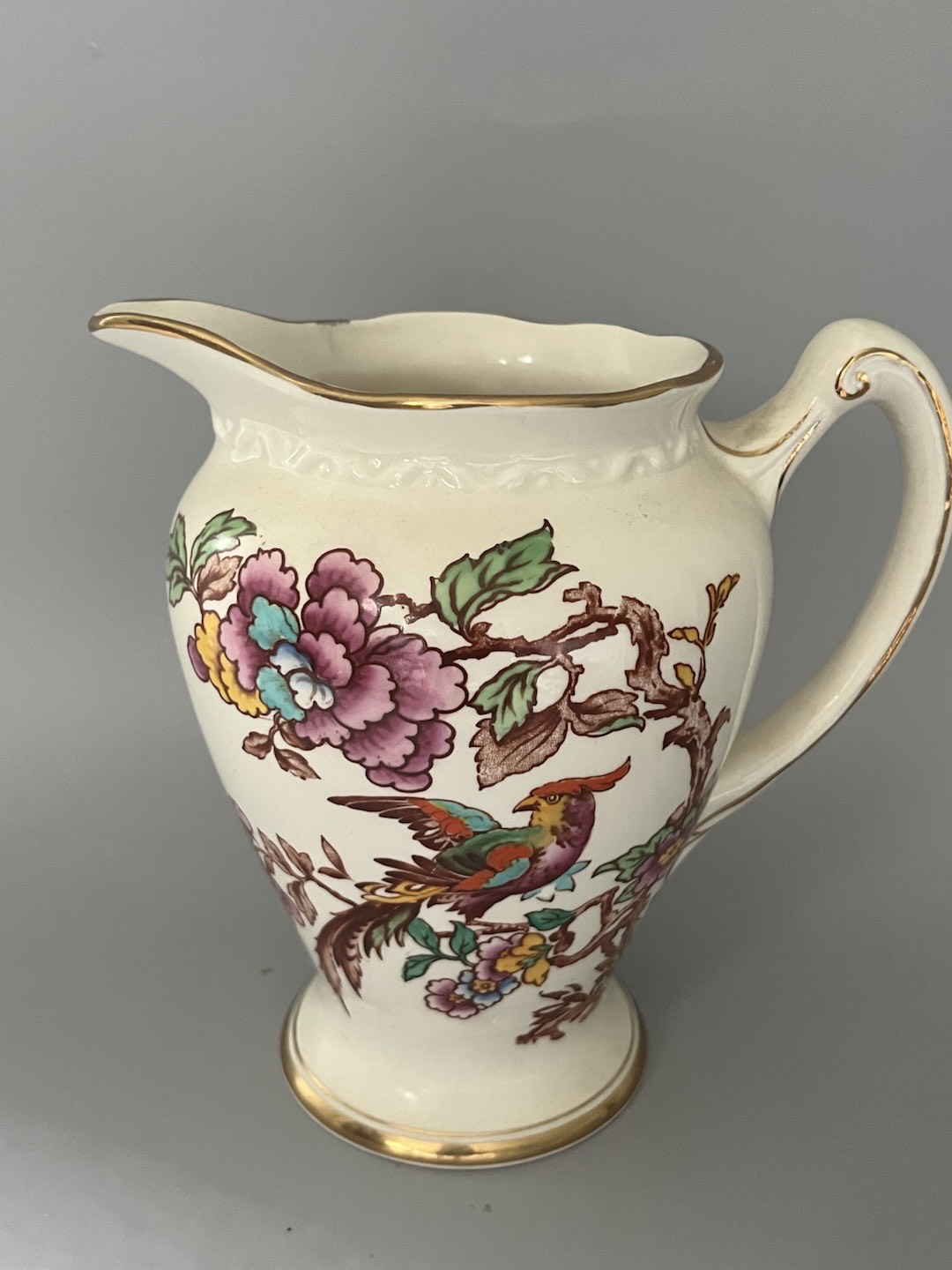 Vintage Weatherby Hanley Royal Falcon Ware Ceramic Pitcher