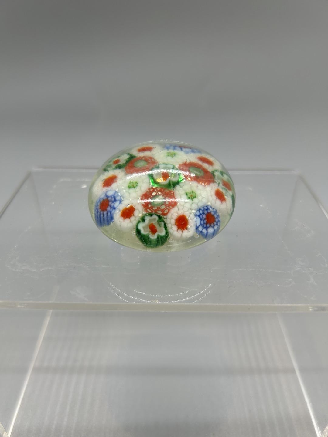17 Paperweight- Mini Millefiori- 1x2