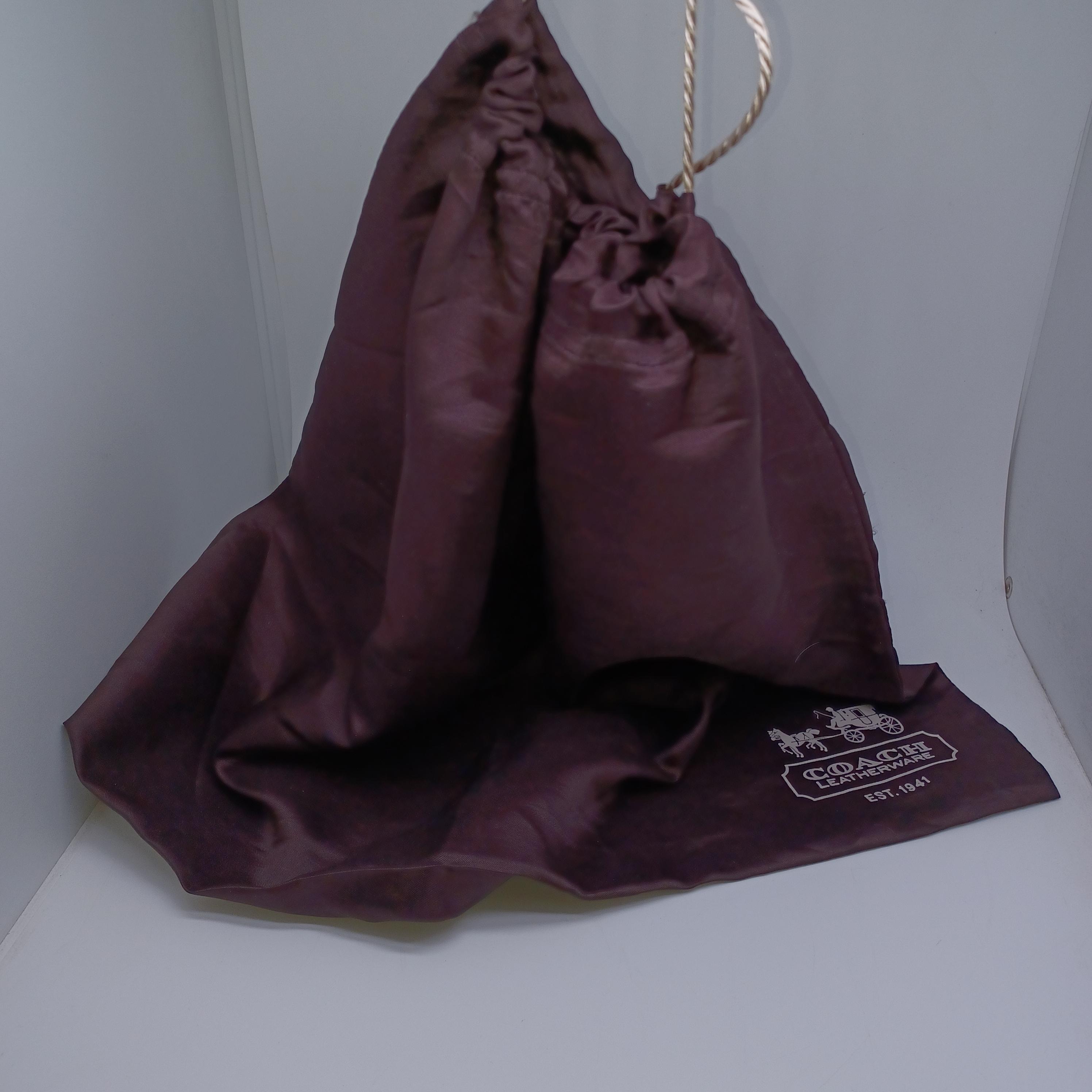 Vintage Coach Drawstring Dust Bag Brown