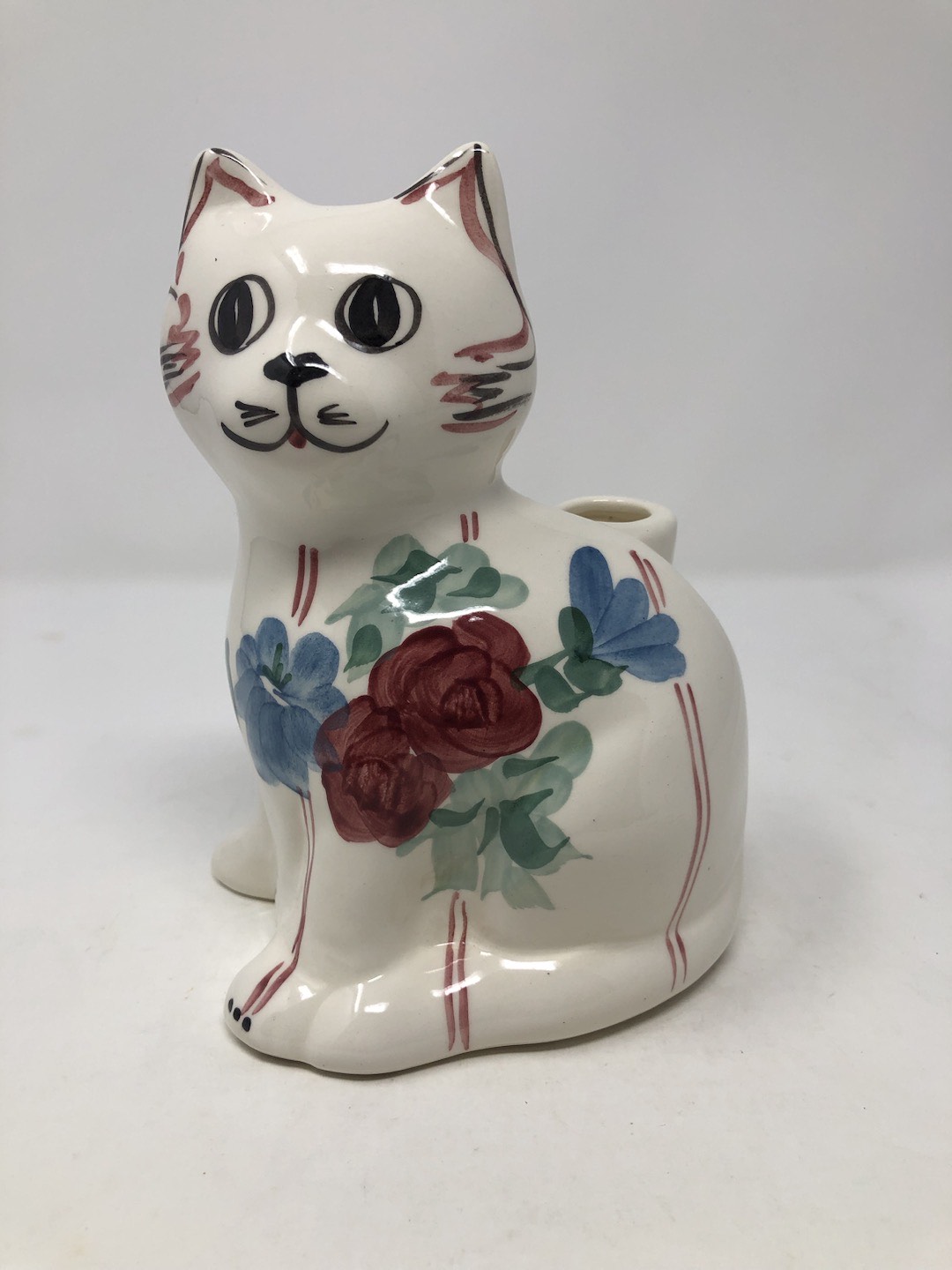 Levin Pottery California Kitty Cat Candle Holder