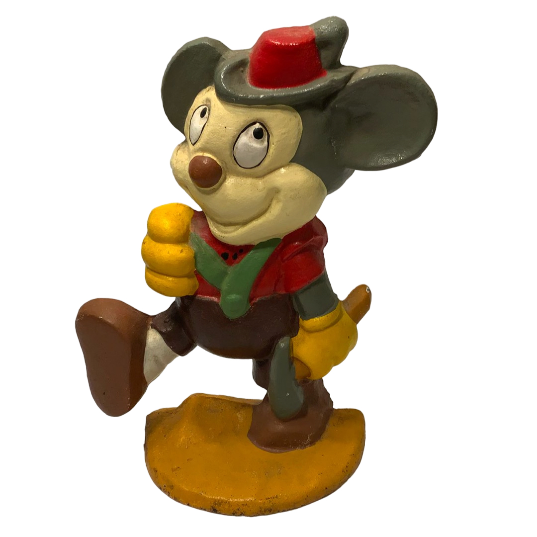 #18 - Welcome Aboard-Cast Iron Door Stop Vintage Mickey Mouse in ...