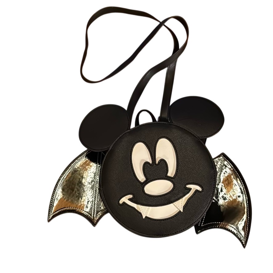 Backstitch Bruja Mickey Mouse Bat Disney Large Backpack Purse Bag