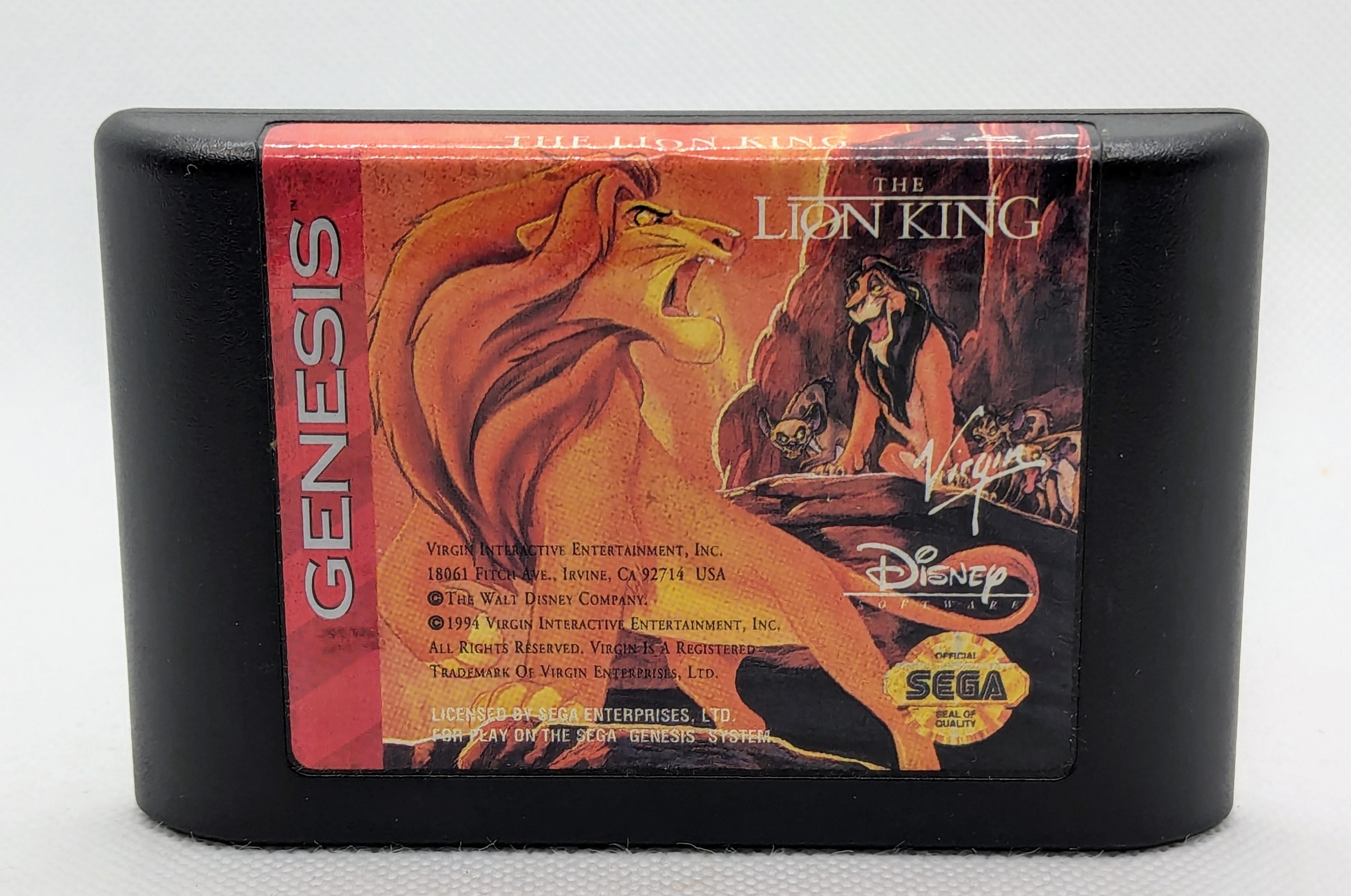 Original Disney THE LION KING SEGA Genesis Video Game Cartridge Tested ...