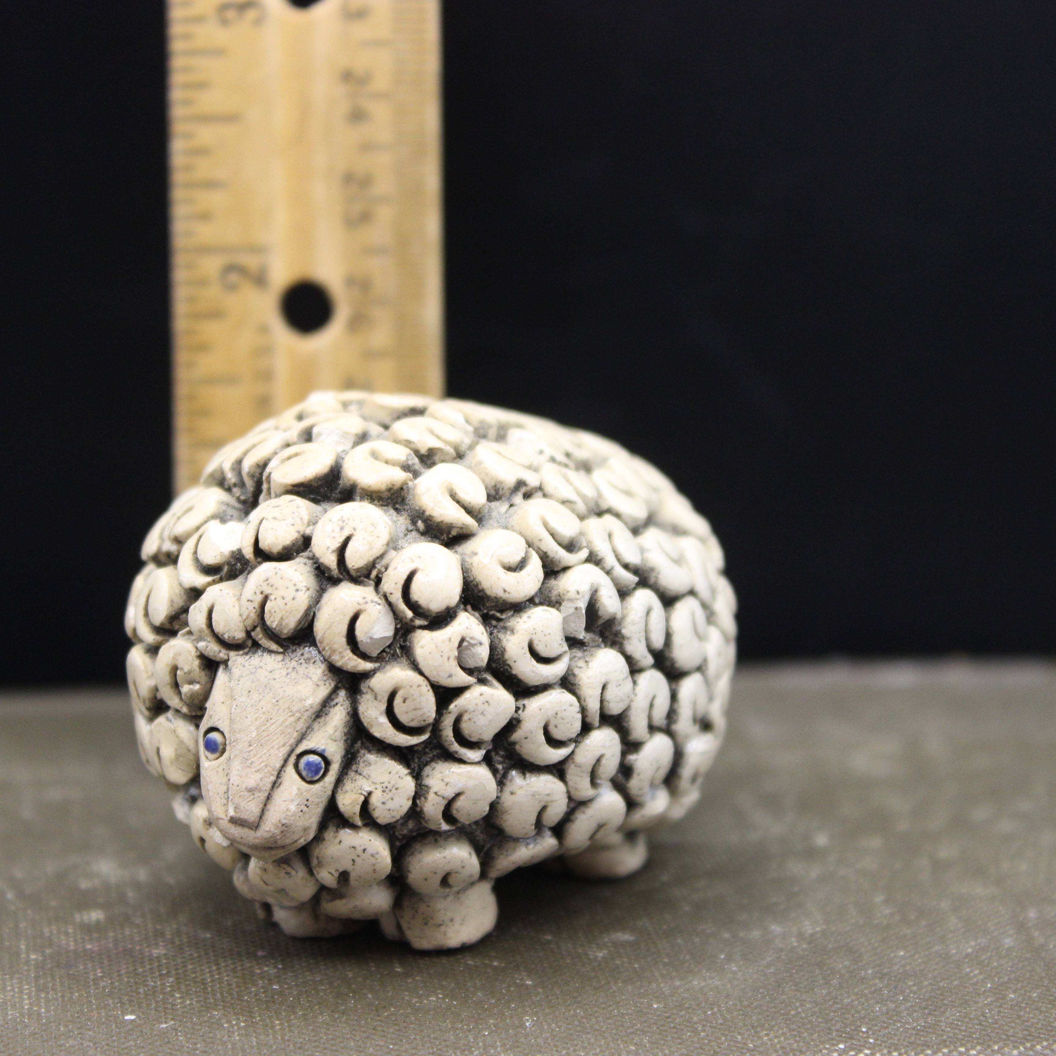 Artesania Rinconada Uruguay Chunky Sheep Retired Handmade Figurine