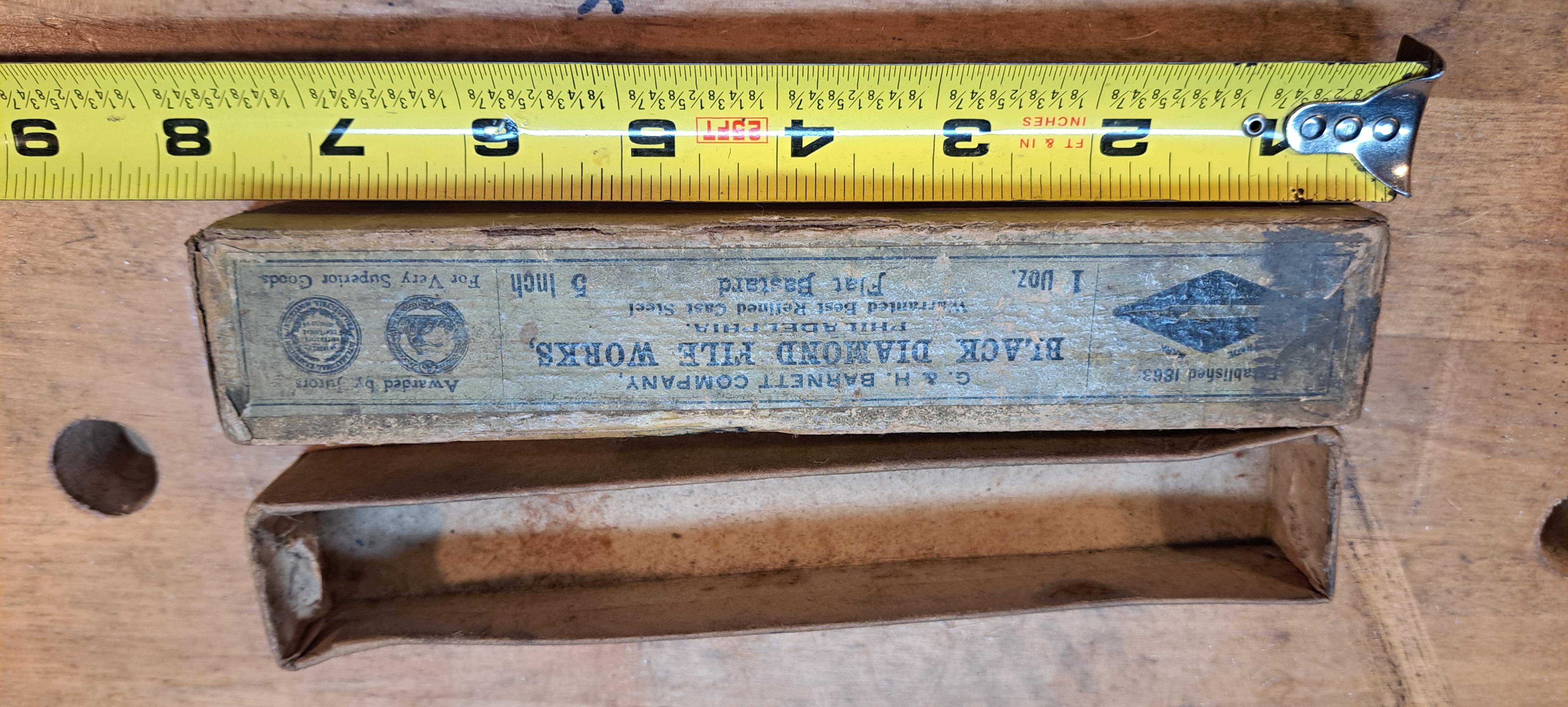 Antique Black Diamond File Box ONLY