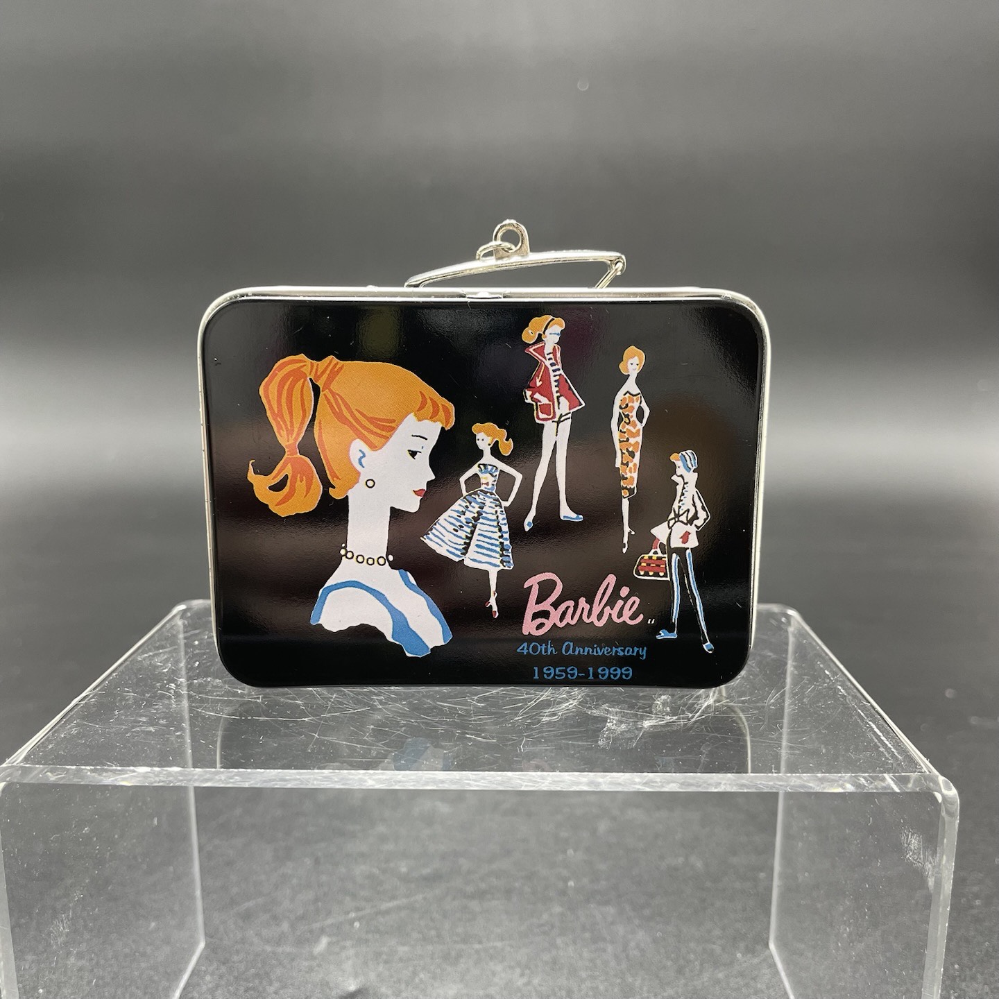 Hallmark Mattel Barbie 40th Anniversary Lunchbox Christmas Ornament VTG ...