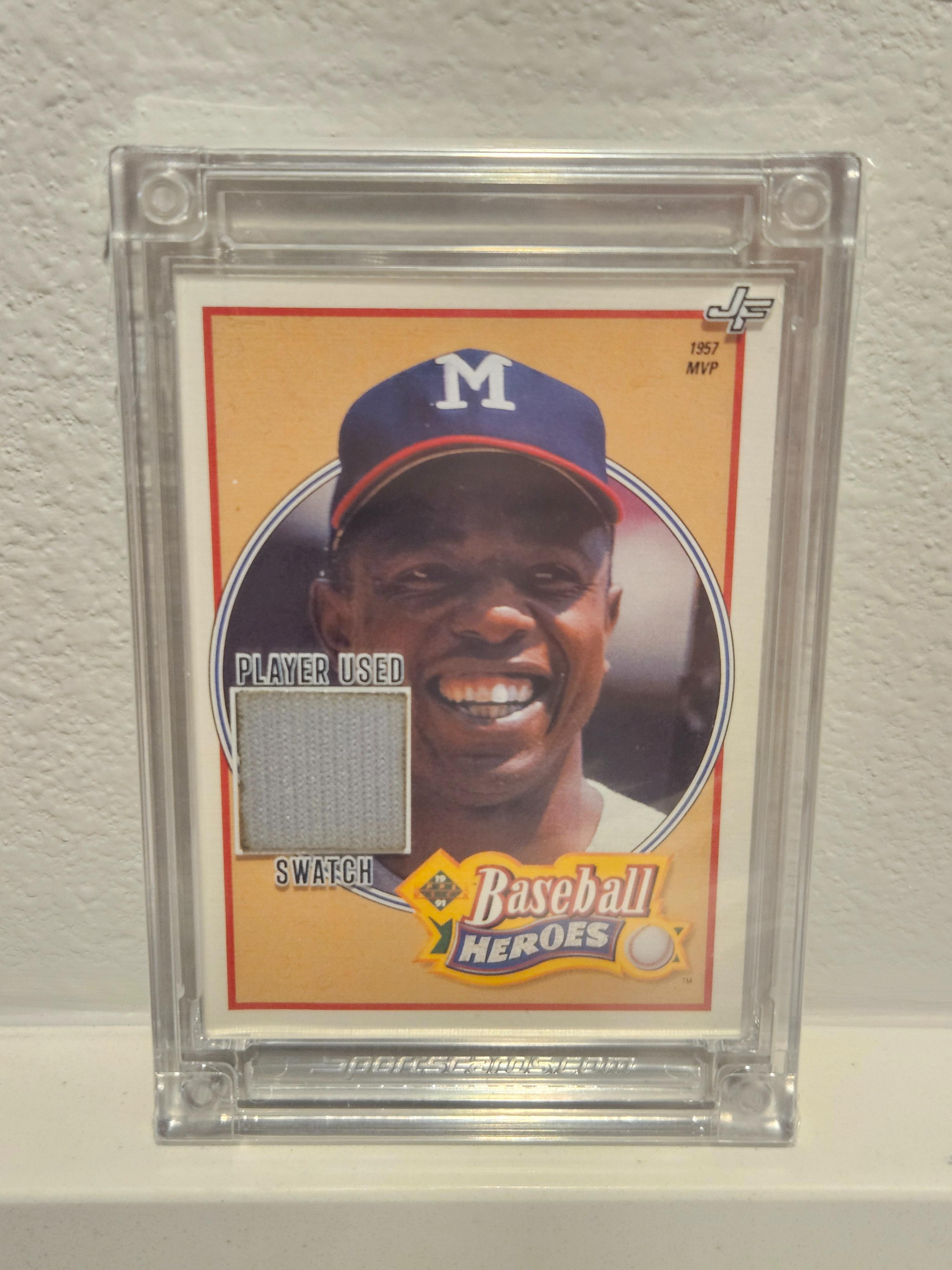 2024 Jersey Fusion Baseball Edition Hank Aaron Patch 20/27