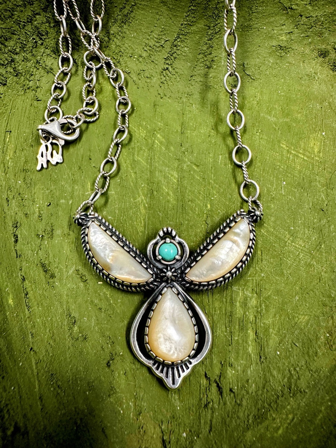 Vintage Sterling Silver Carolyn Pollack/American West Mother of Pearl ...