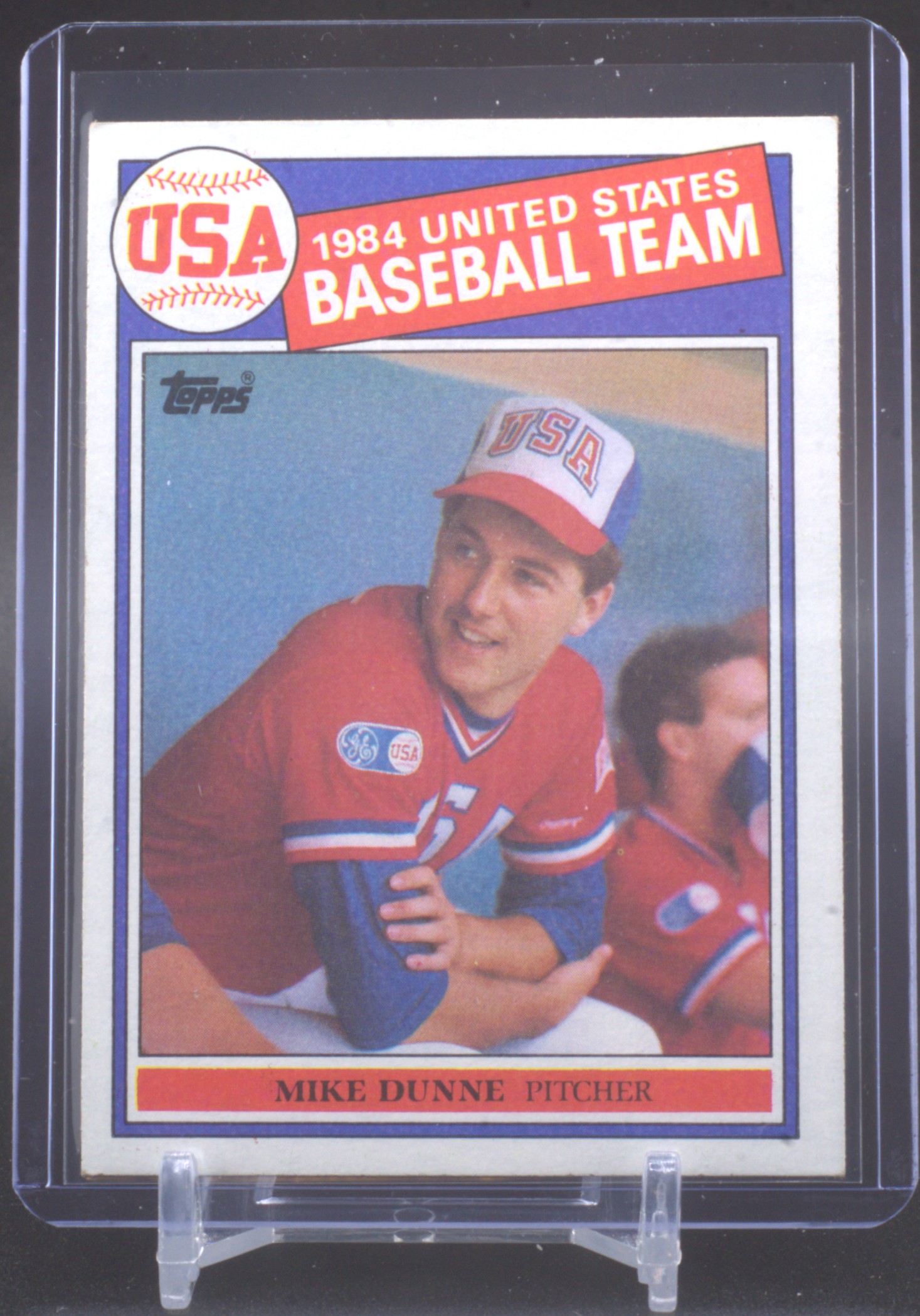 1985 Topps Team USA, Mike Dunne, Pittsburgh Pirates