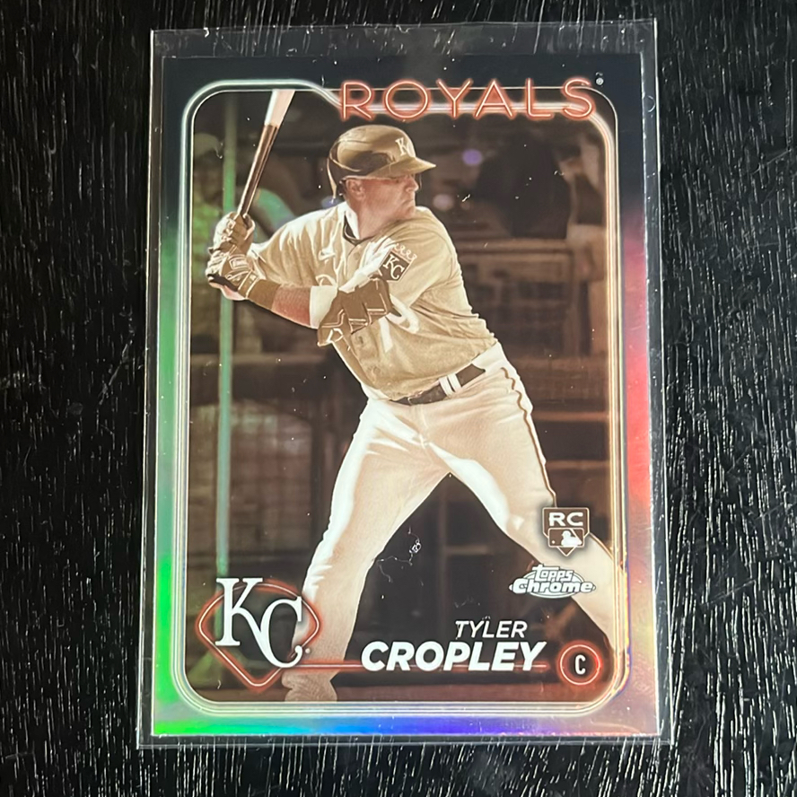 2024 Topps Chrome Tyler Cropley Sepia Refractor