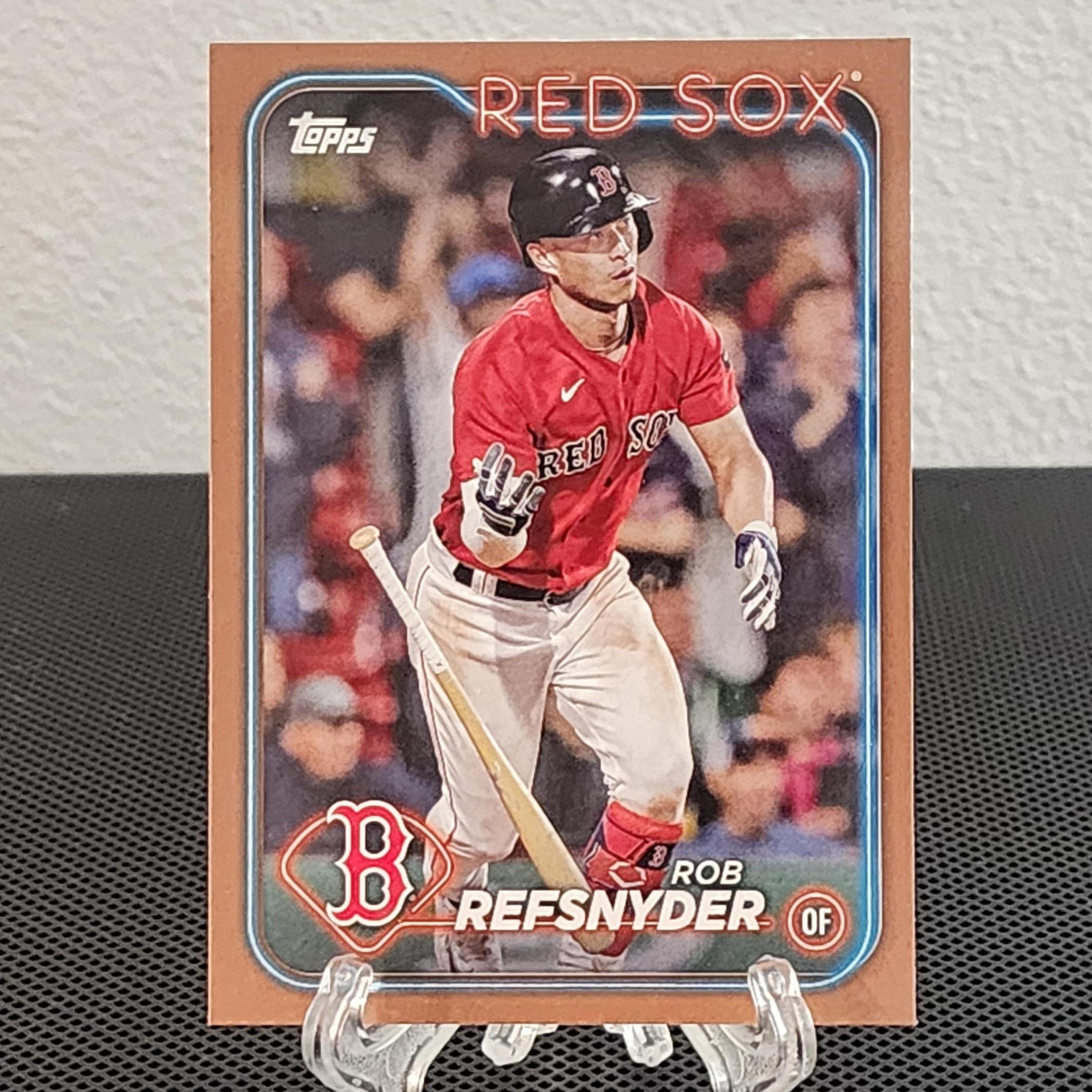 Rob Refsnyder 2024 Topps Series 2 Gold Border /2024- Red Sox