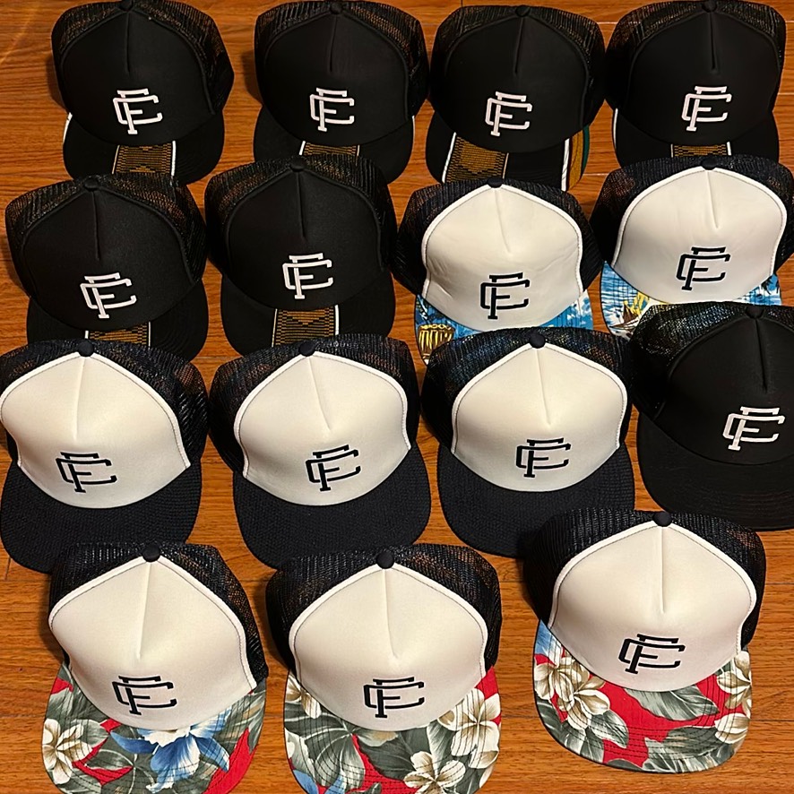 Lot Of 15 New Graphic Multicolor Trucker Hats One Size