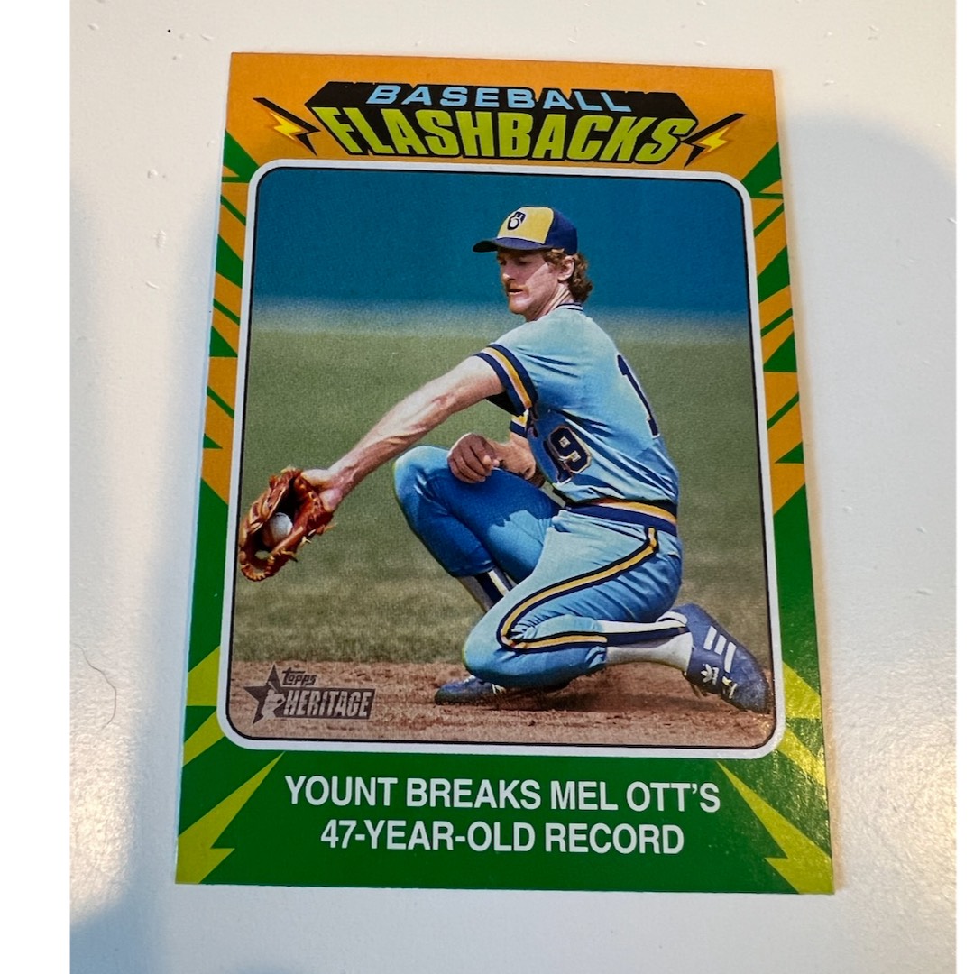 Robin Yount Baseball Flashbacks Milwaukee Brewers