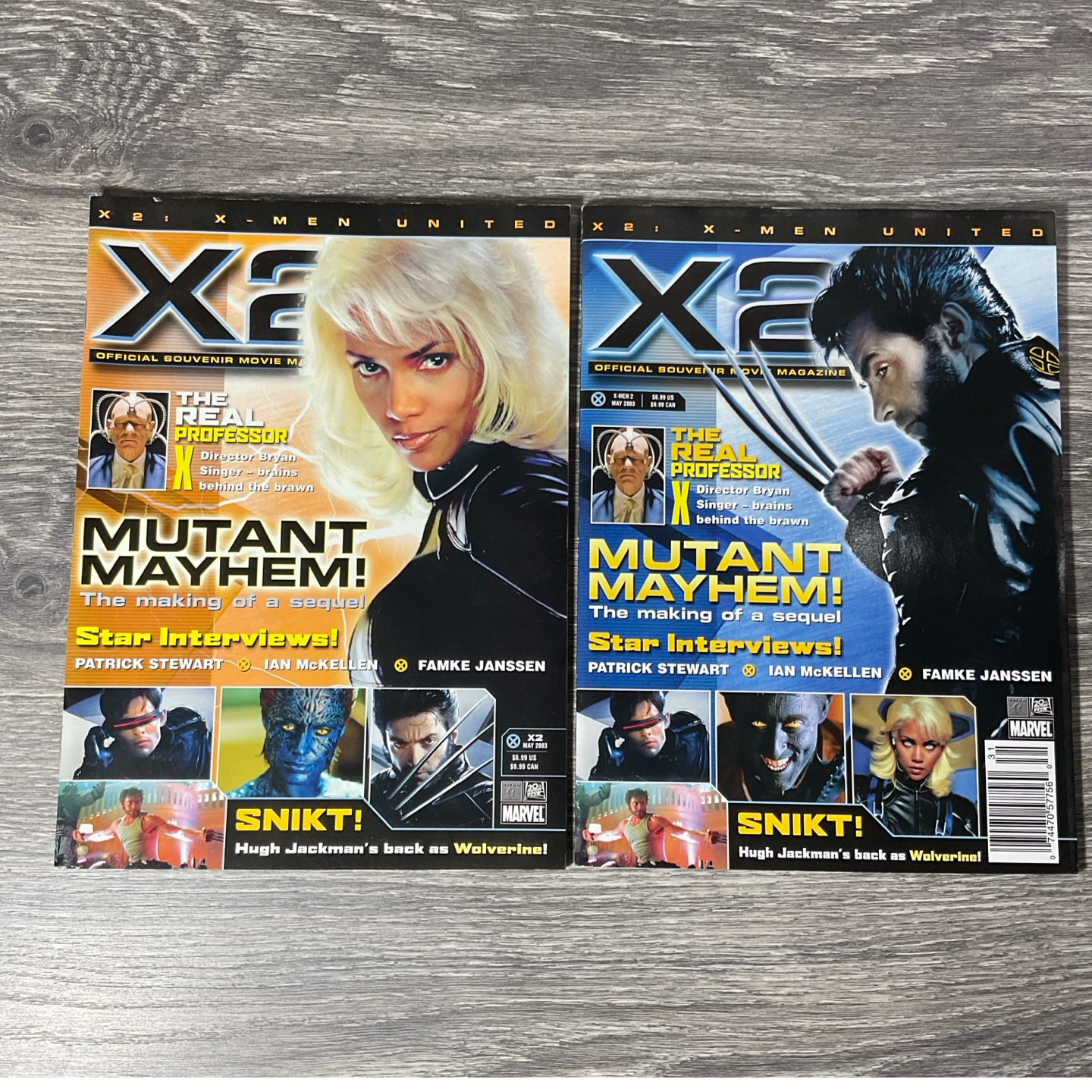 11 X-men Magazines X2