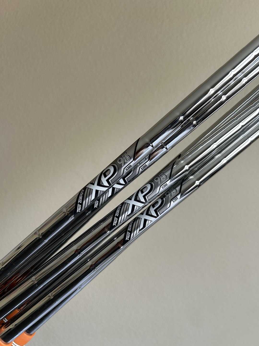 True Temper XP95 S300 Set Of Iron Shafts! (A-5) SET OF 7 *pulled*