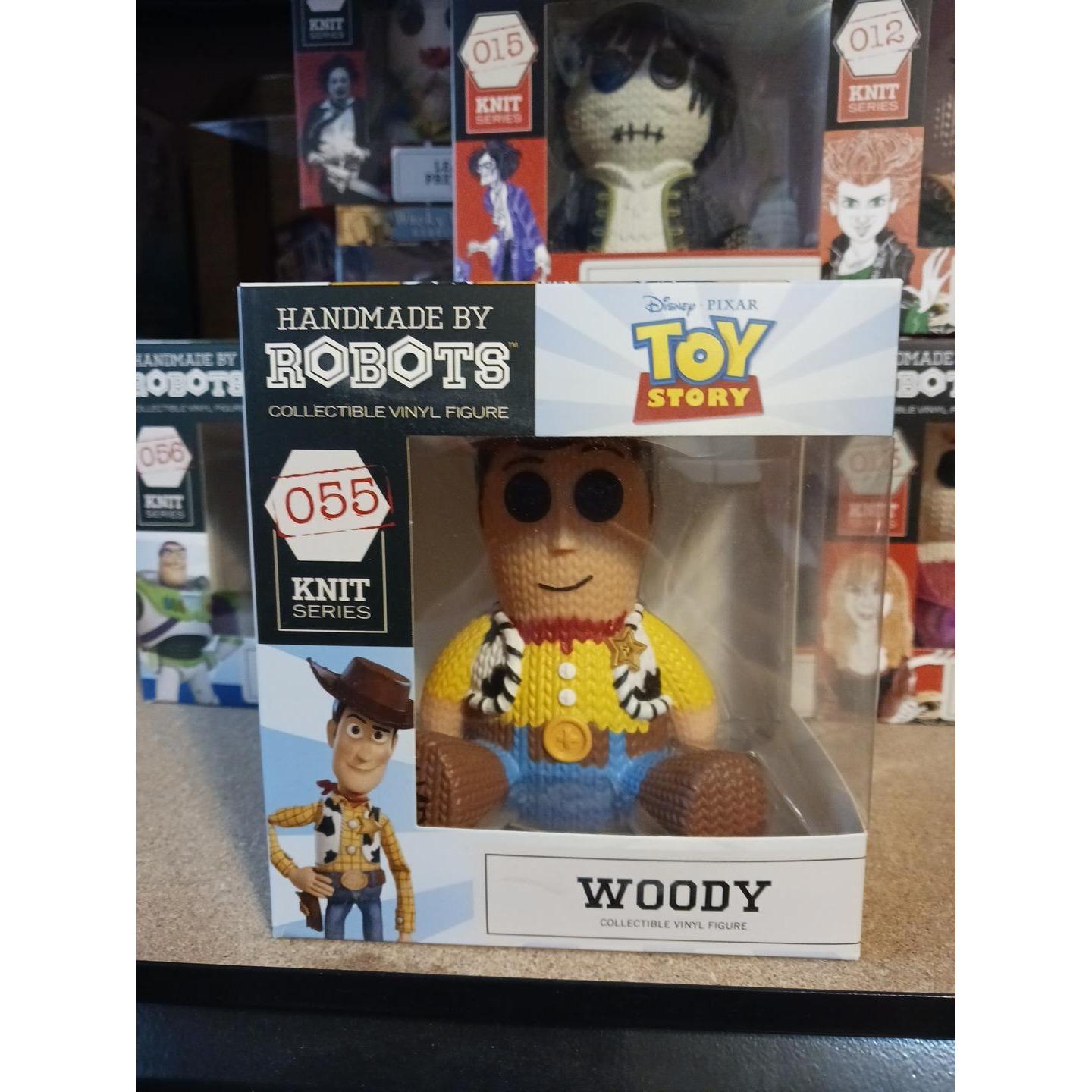 Handmade by Robots: Toy Story Sheriff Woody #055 Vinyl Figure Knit ...