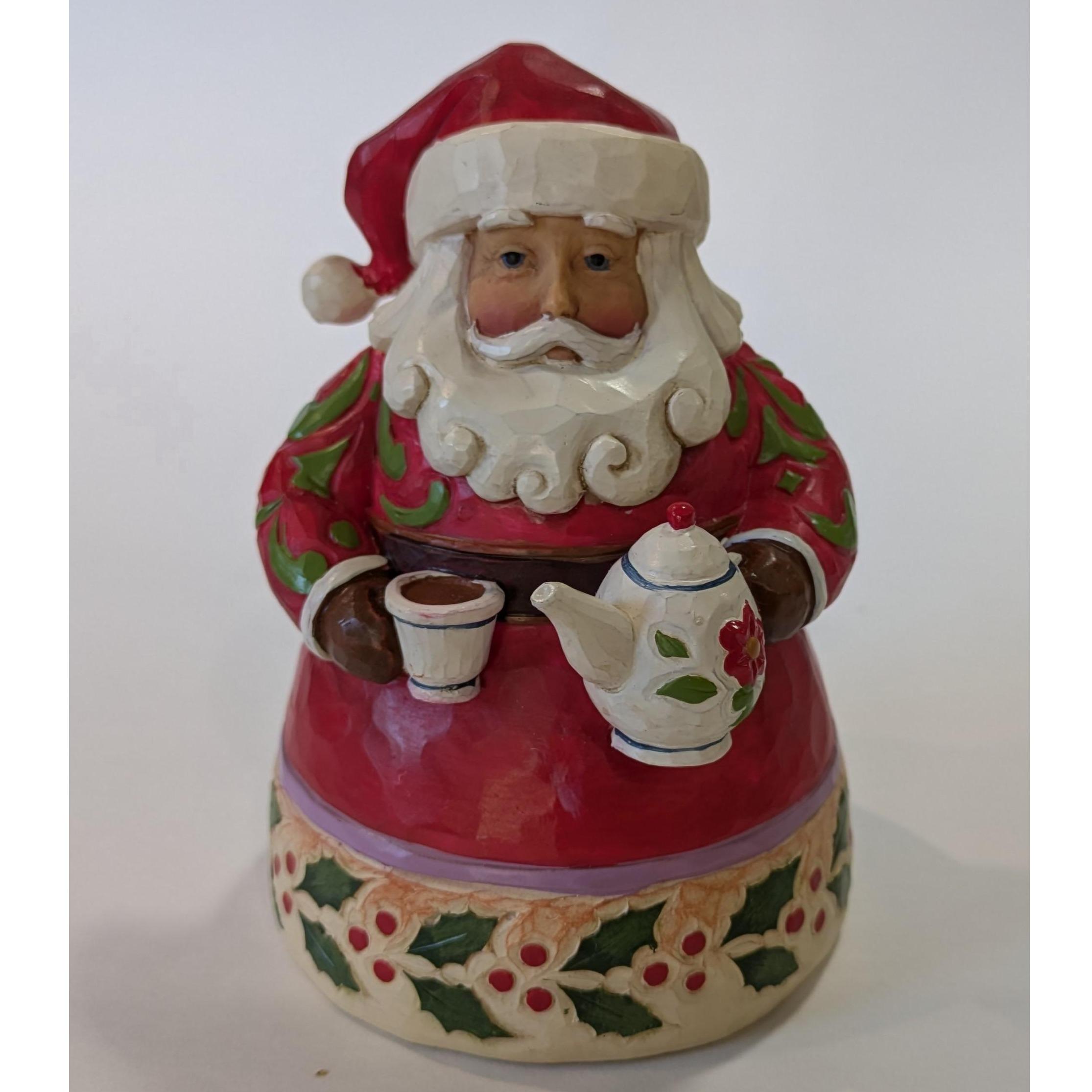Jim Shore Santa "Cup Of Christmas Cheer" 5"