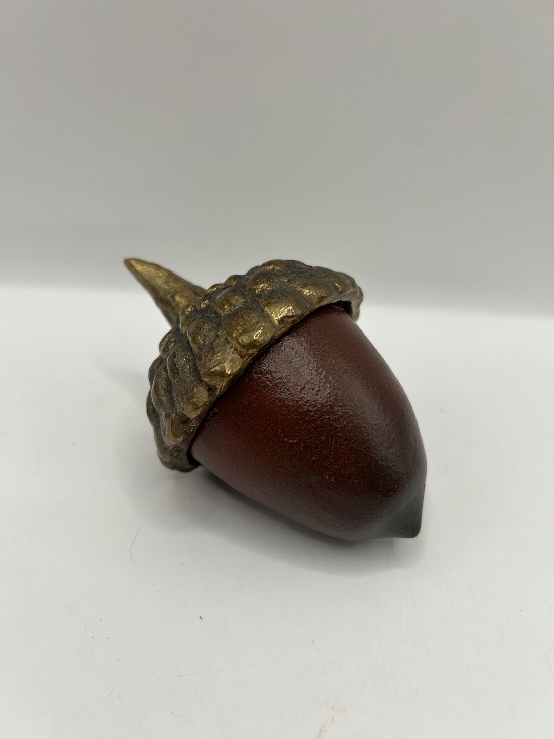 Cast Iron Bronze Acorn 4”x 2 1/2”