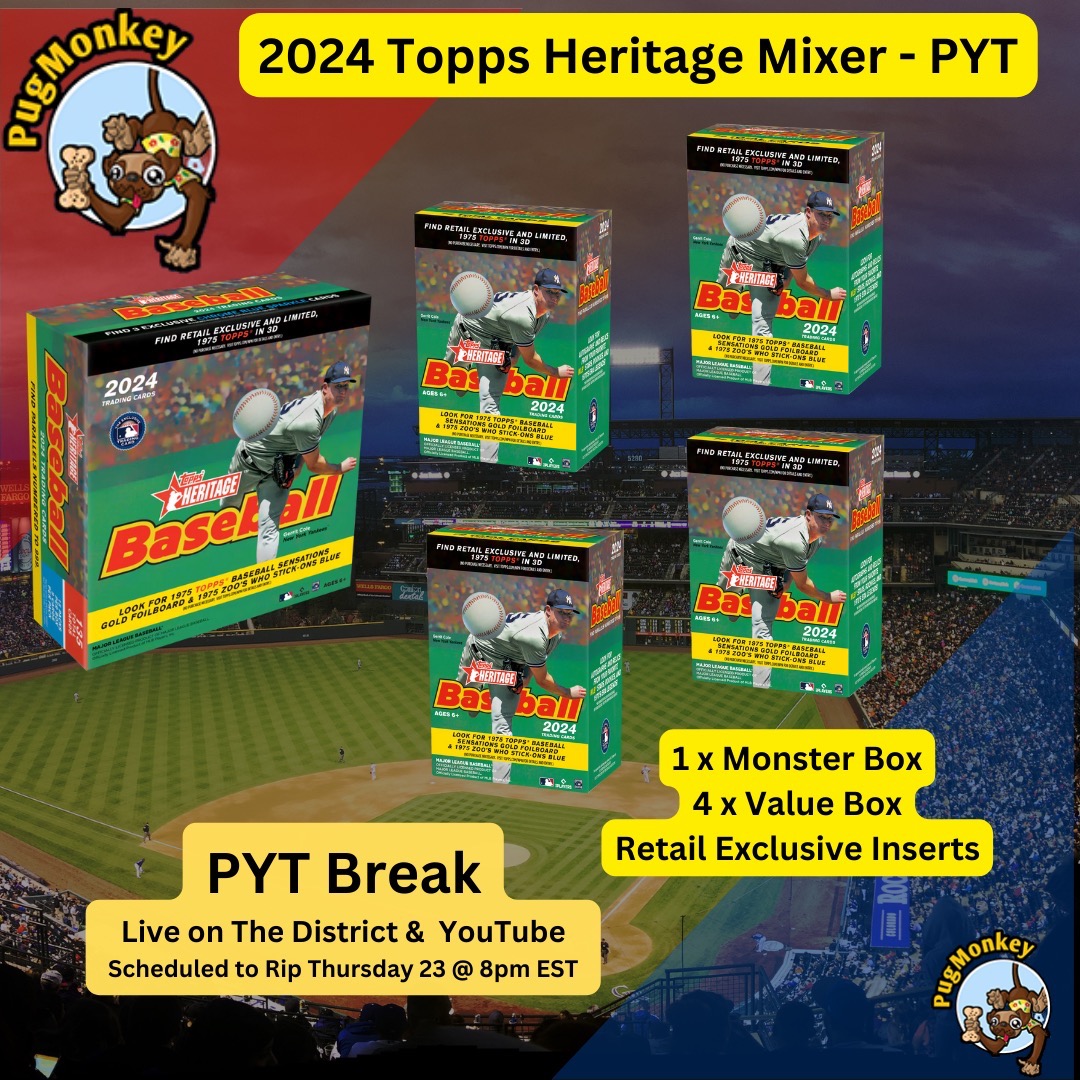 Arizona Diamondbacks - 2024 Topps Heritage Mixer - PYT Break