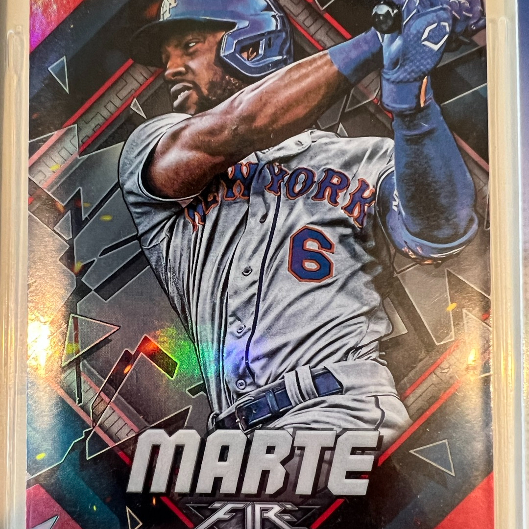 Starling Marte Fire Flame New York Mets