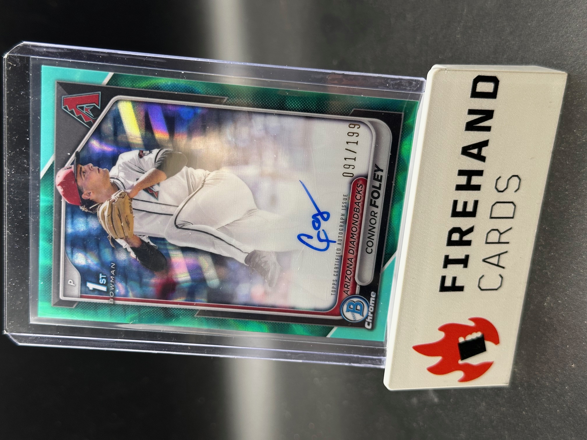 Connor Foley 2024 Bowman Draft 1st Bowman Chrome Prospect Autograph ...