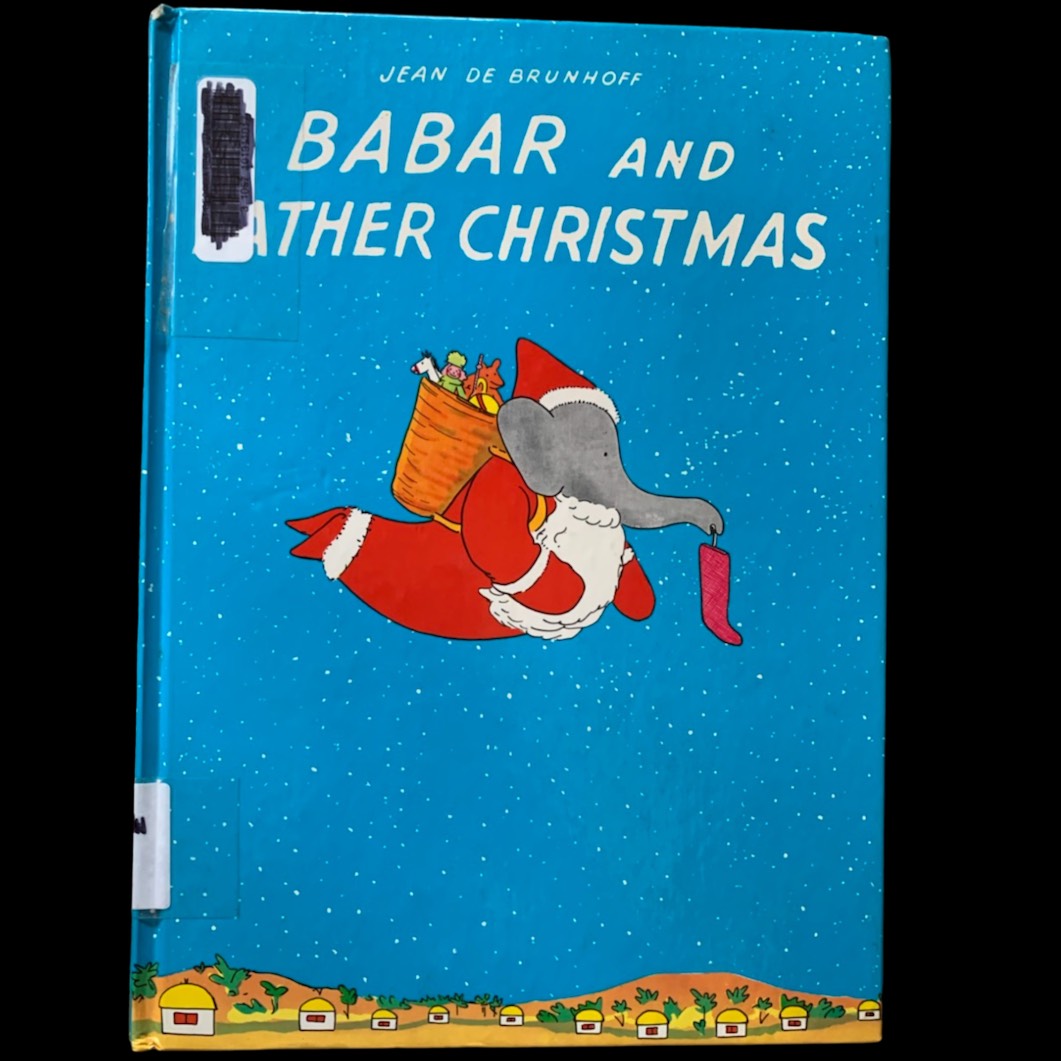 Vintage Babar And Father Christmas Book