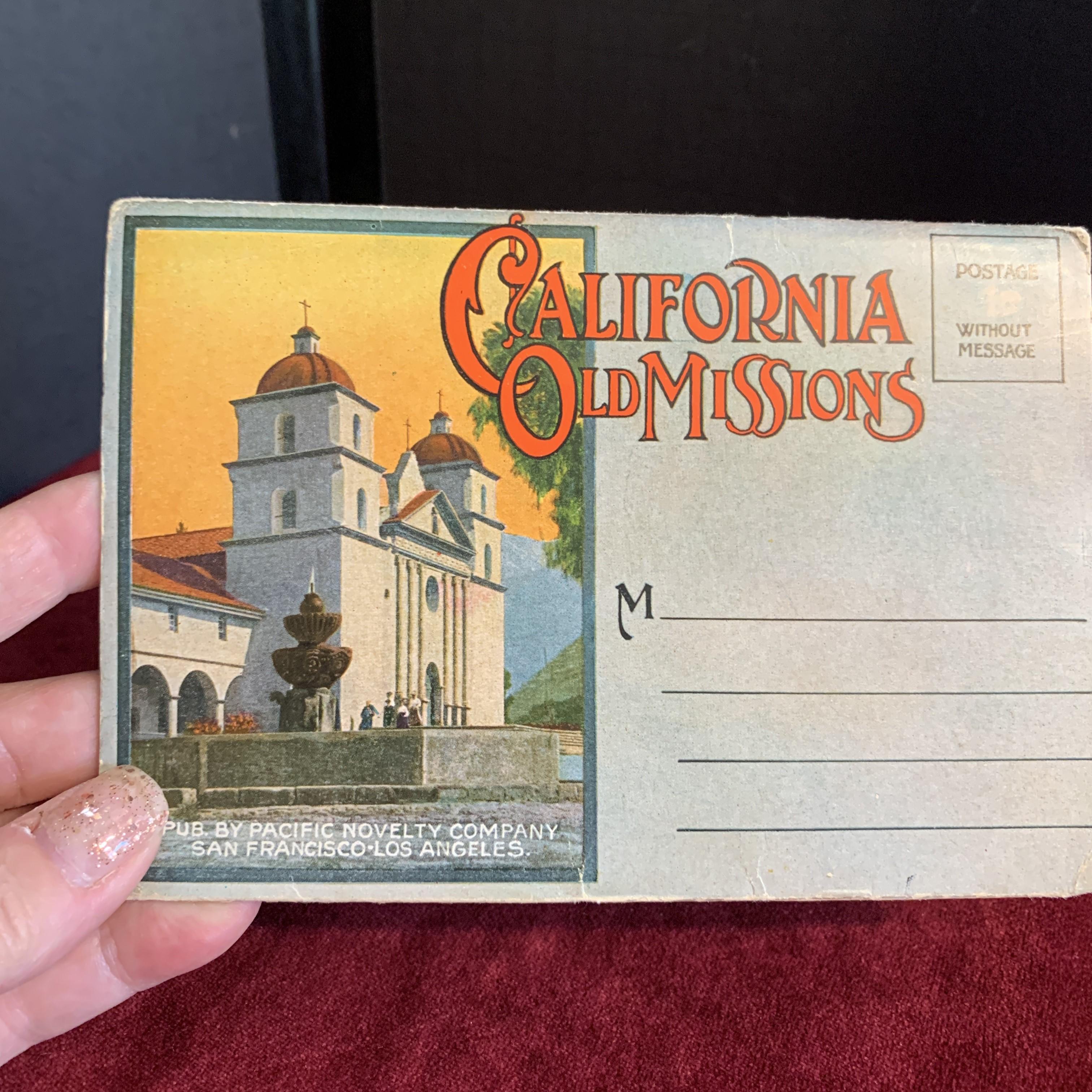 California Old Missions Foldout