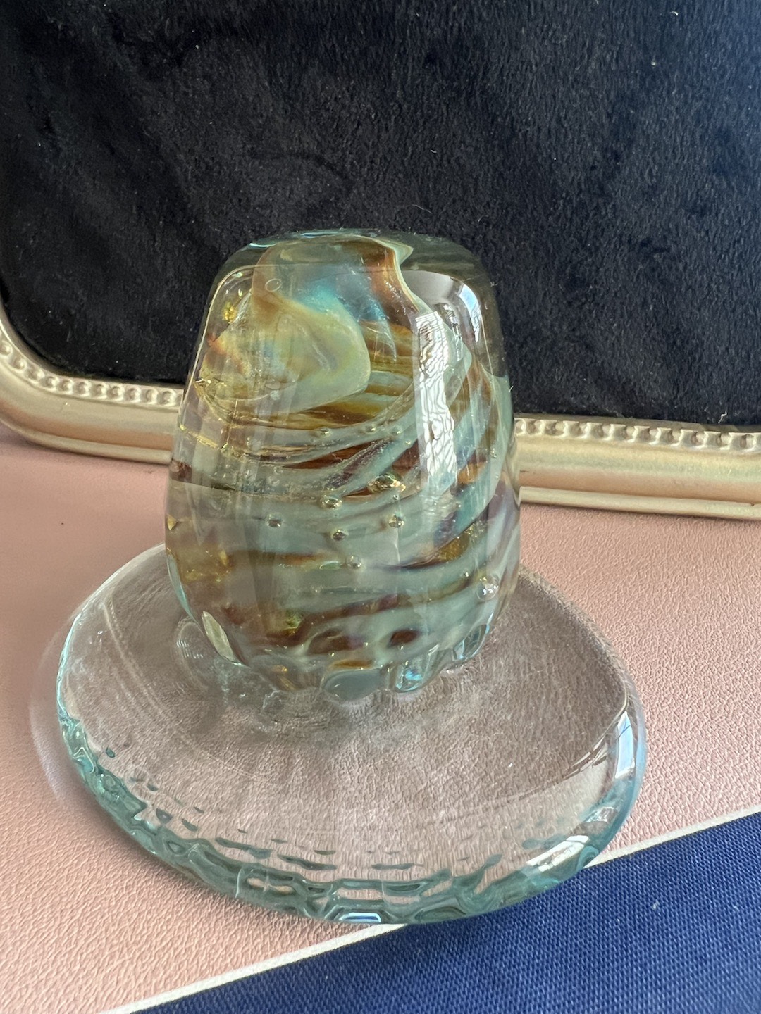 #01 - Rare Nebula Sculpture Paperweight