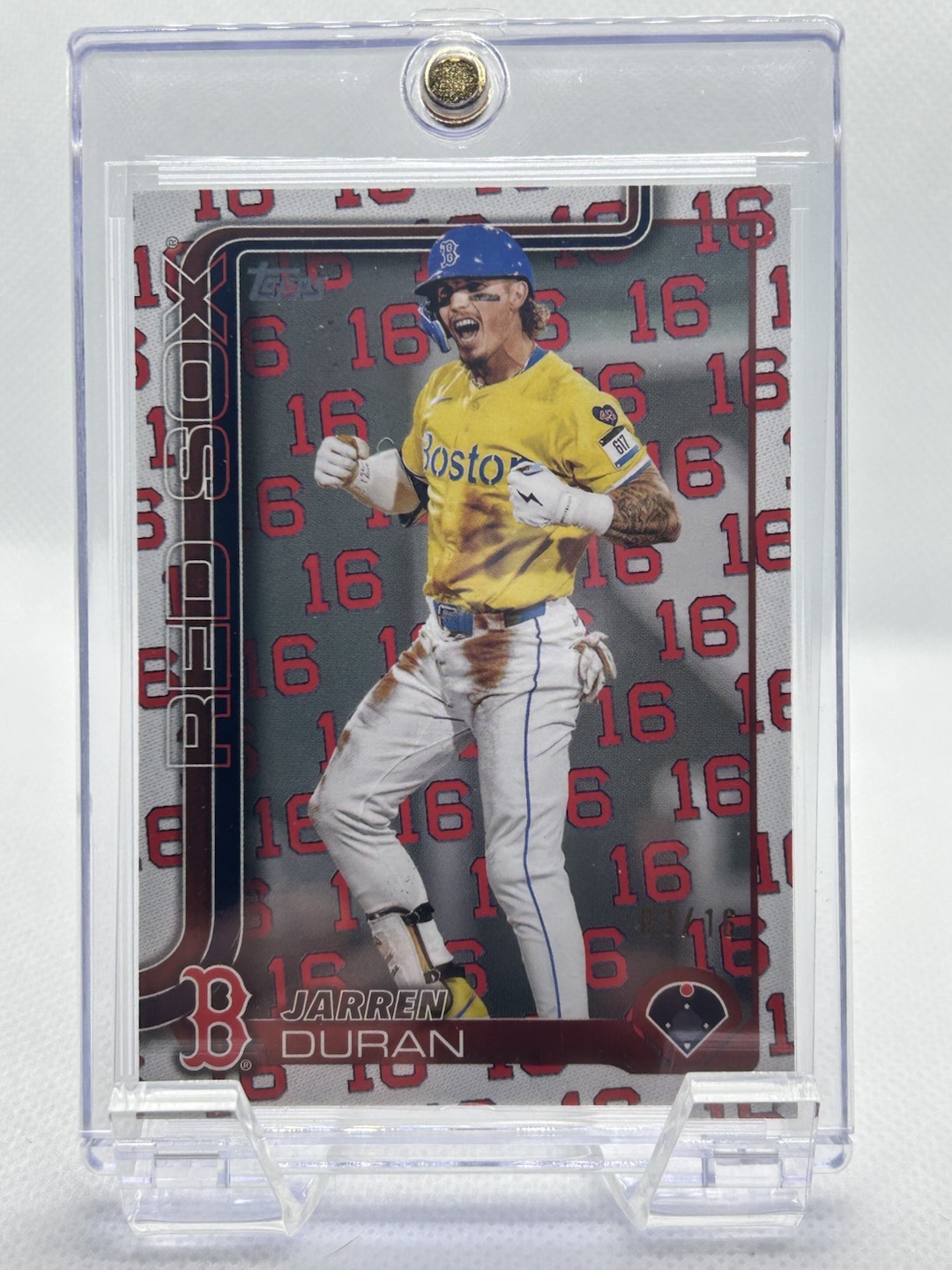 Jarren Duran - 2025 Player Number Variation /16