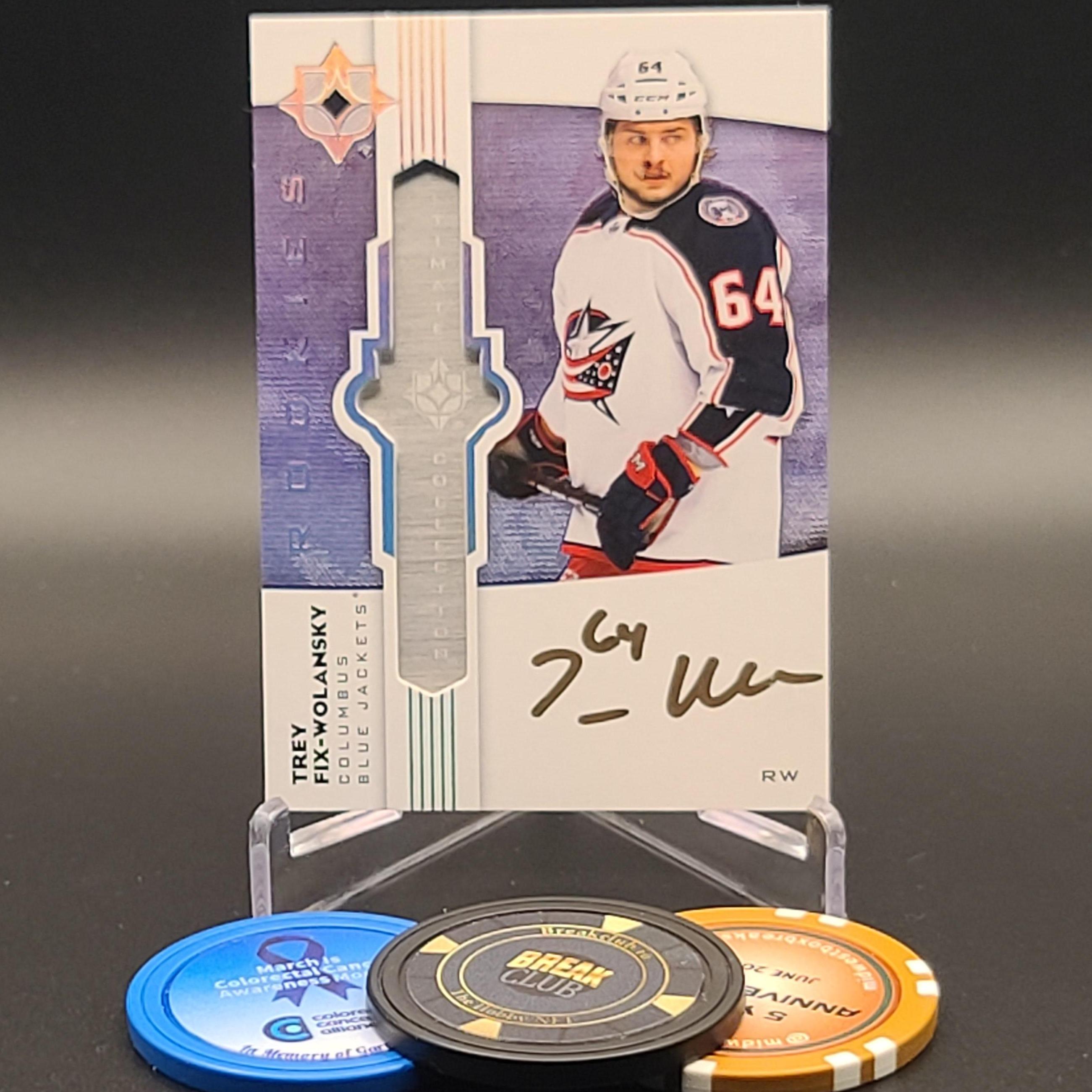 Trey Fix-Wolansky Rookie Auto 2022-23 Upper Deck Ultimate Collection ...