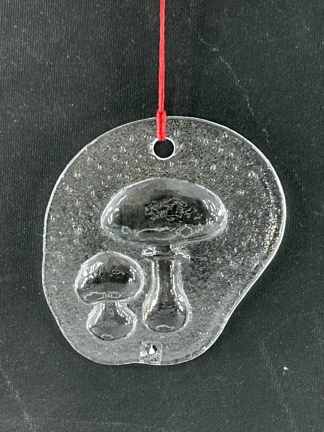 Vintage Pukeberg Mushroom Sun Catcher Sweden