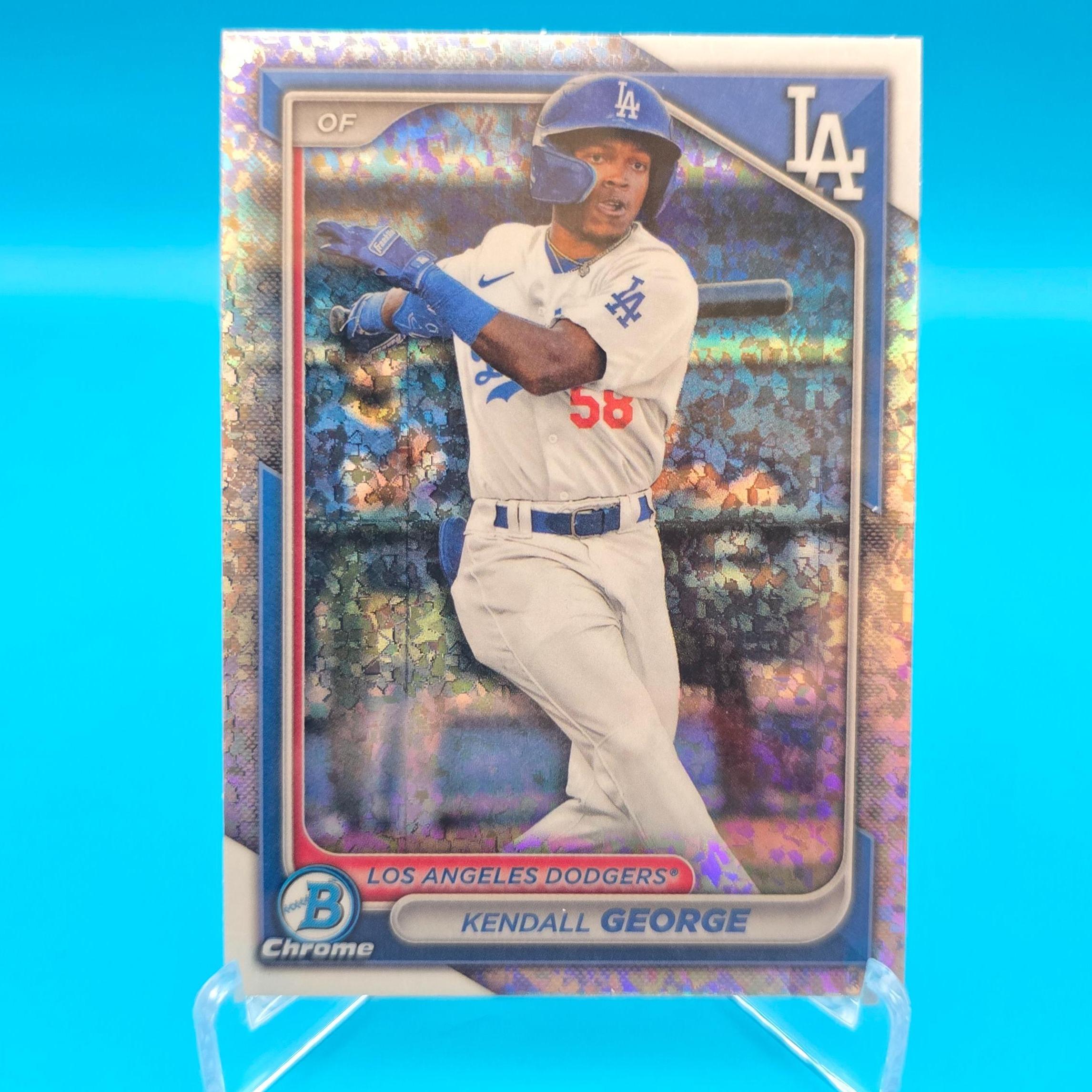 Kendall George 2024 Bowman Chrome Mini-Diamond Refractor Baseball Card ...