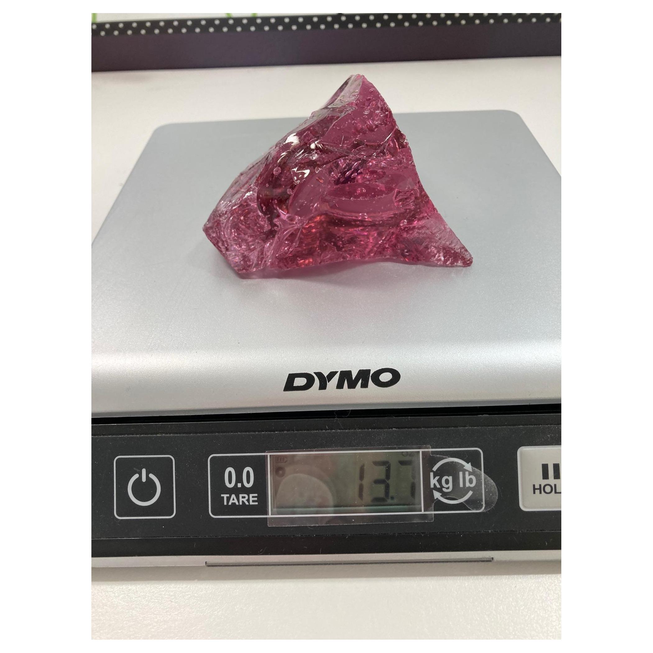 Rose Slag Glass from Fenton Cullet