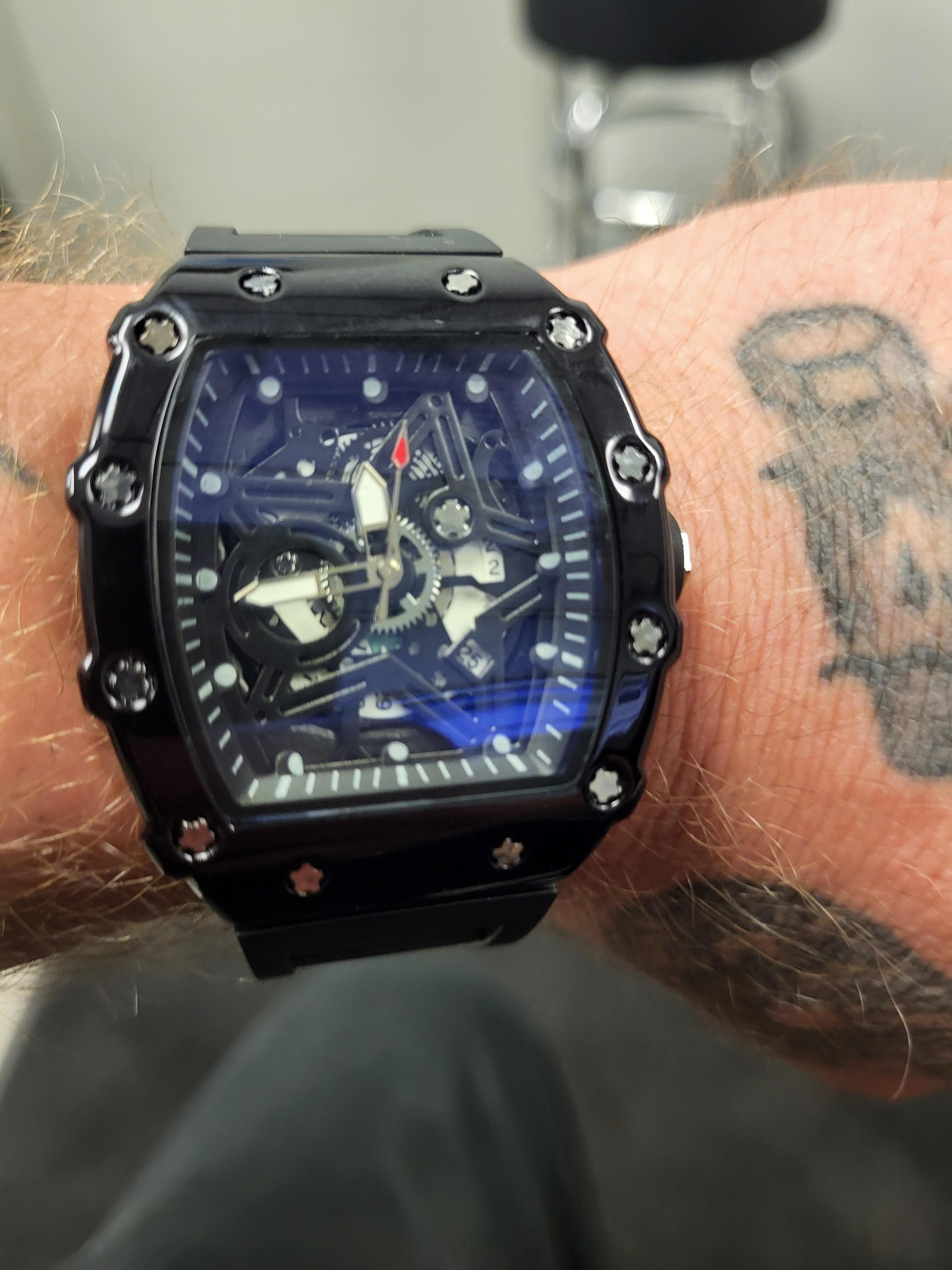 RM Style Mens Luxury Watch. New.