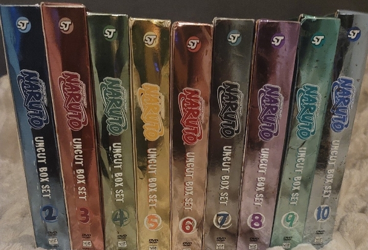 Naruto Shonen Jump Uncut DVD Box Set 2 - 10 Collectable Manga Anime ...