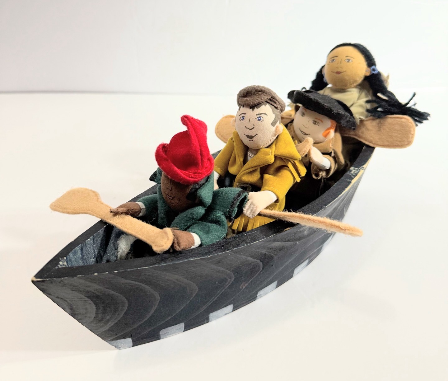 1999 Merrymakers Plush Lewis & Clark Expedition Adventure Toy Playset