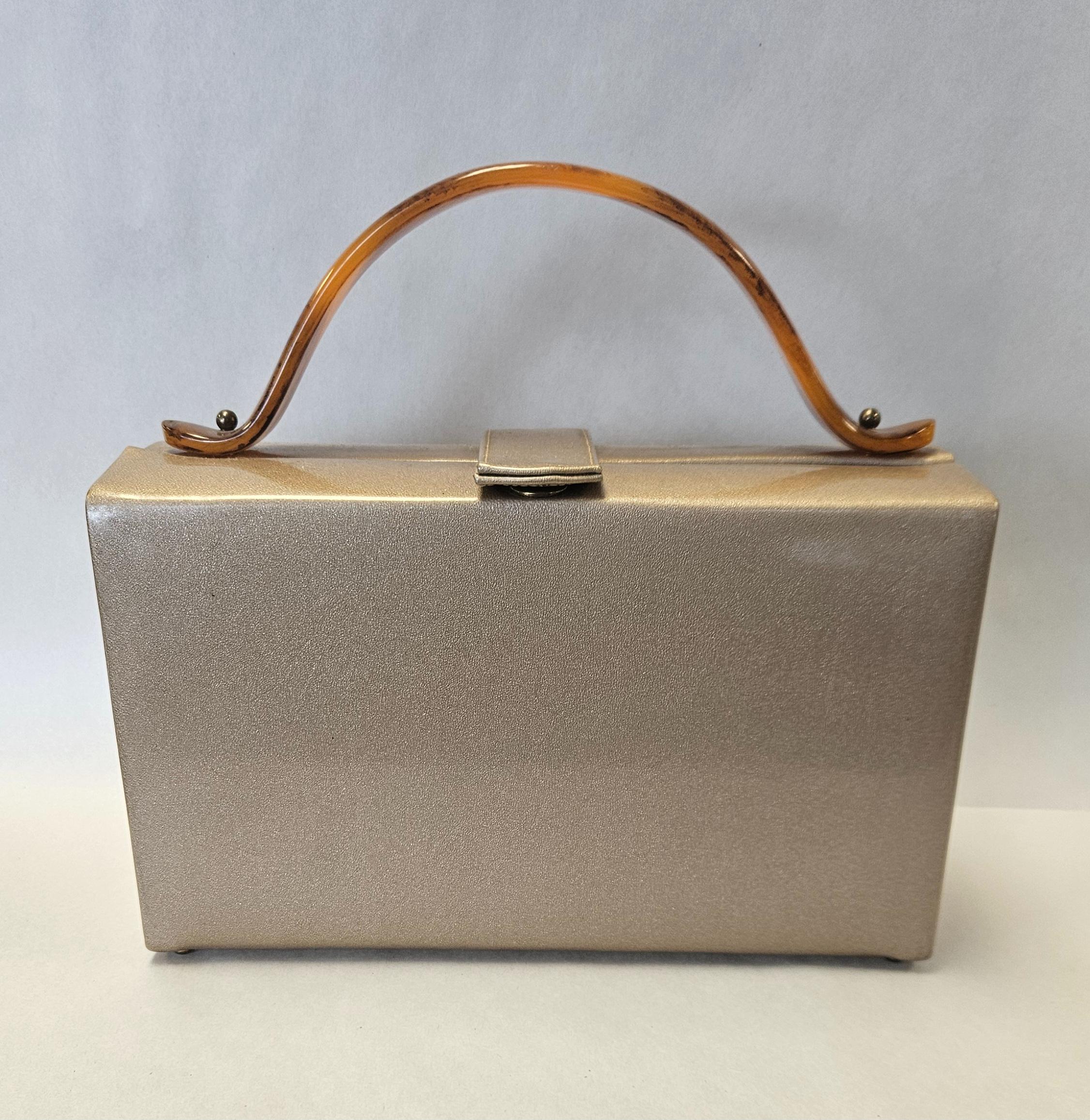 Vintage 1950's Hard Shell Purse