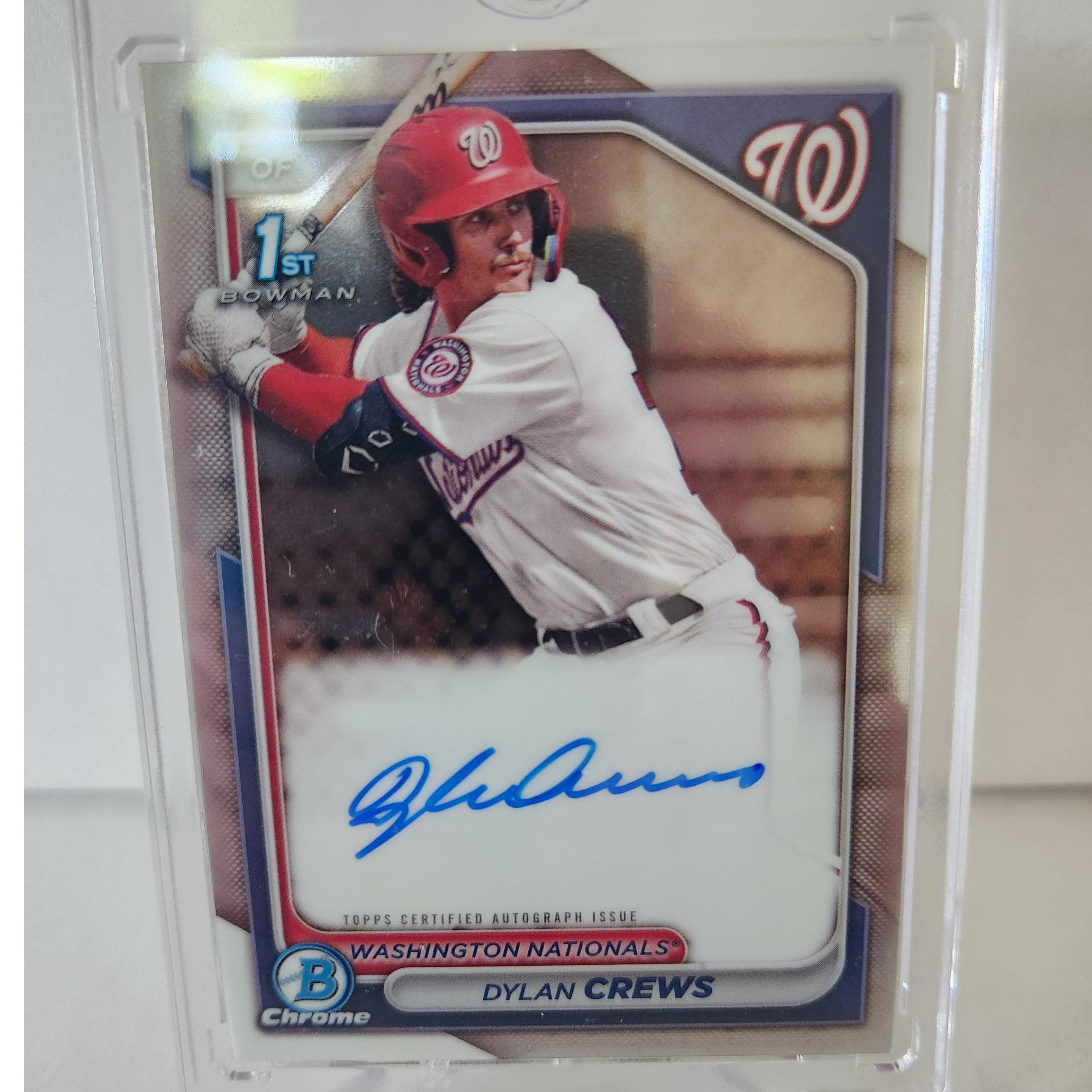 Dylan Crews 2024 1st Bowman Chrome Autograph