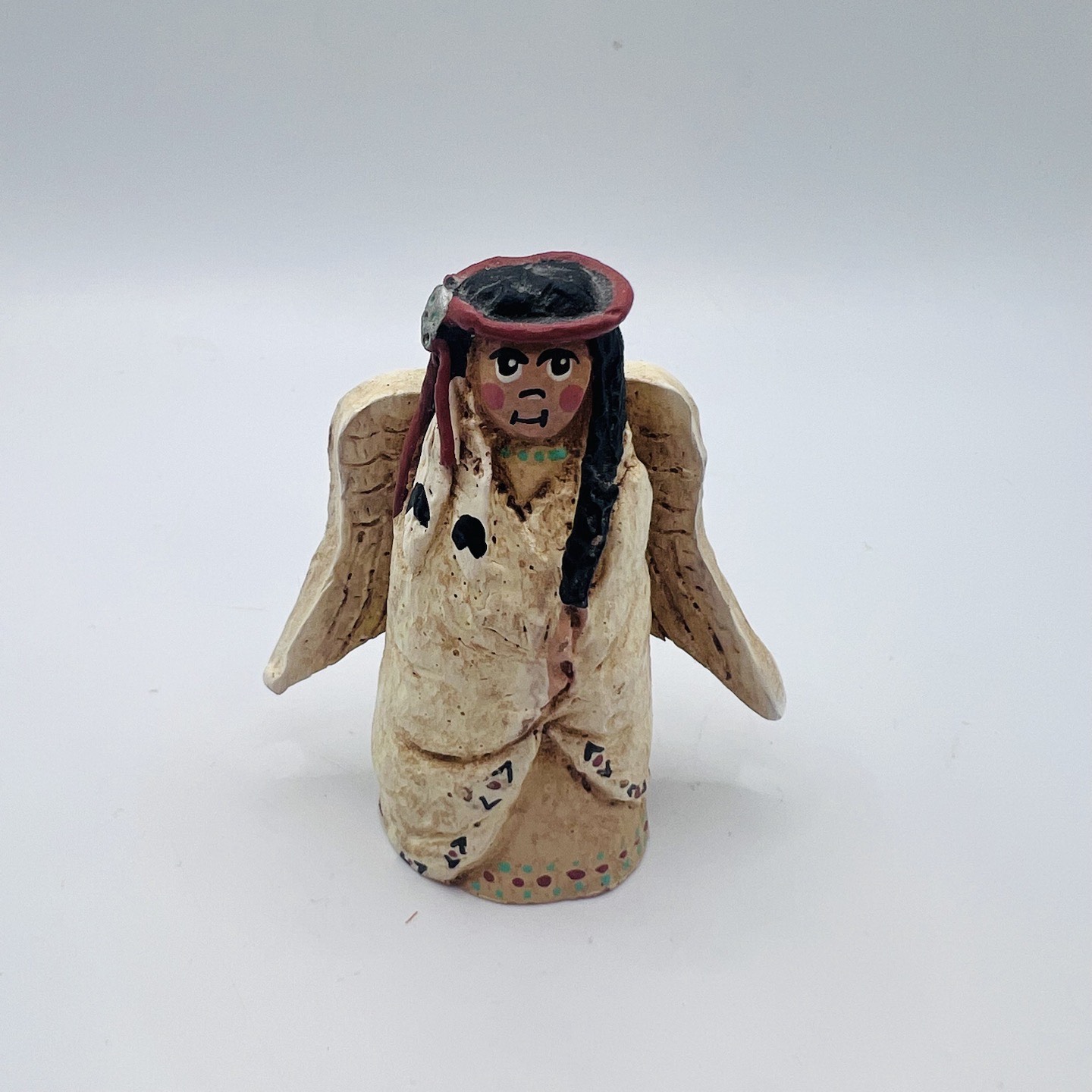 Indigenous American Angel Figurine 2.75”