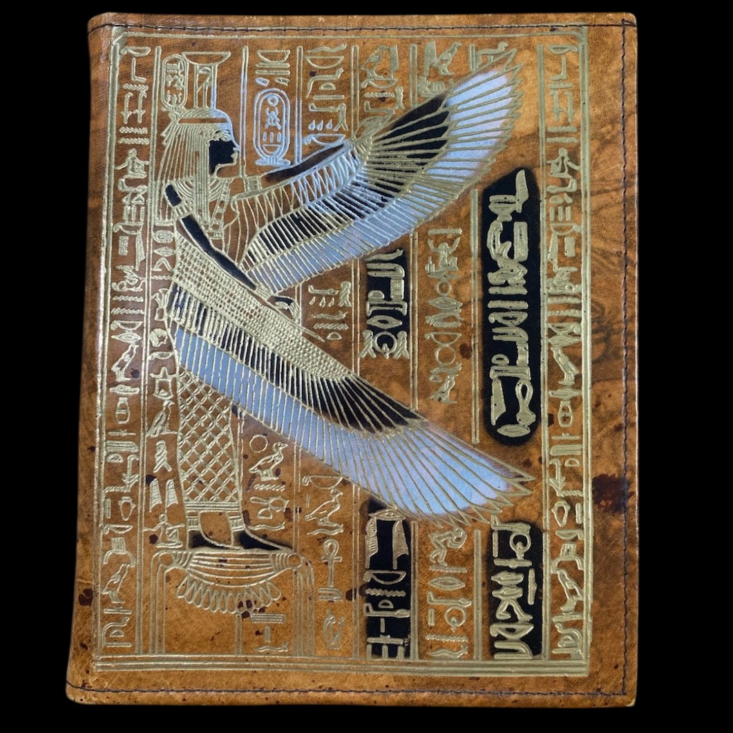 Egyptian Leather Address Phone Book