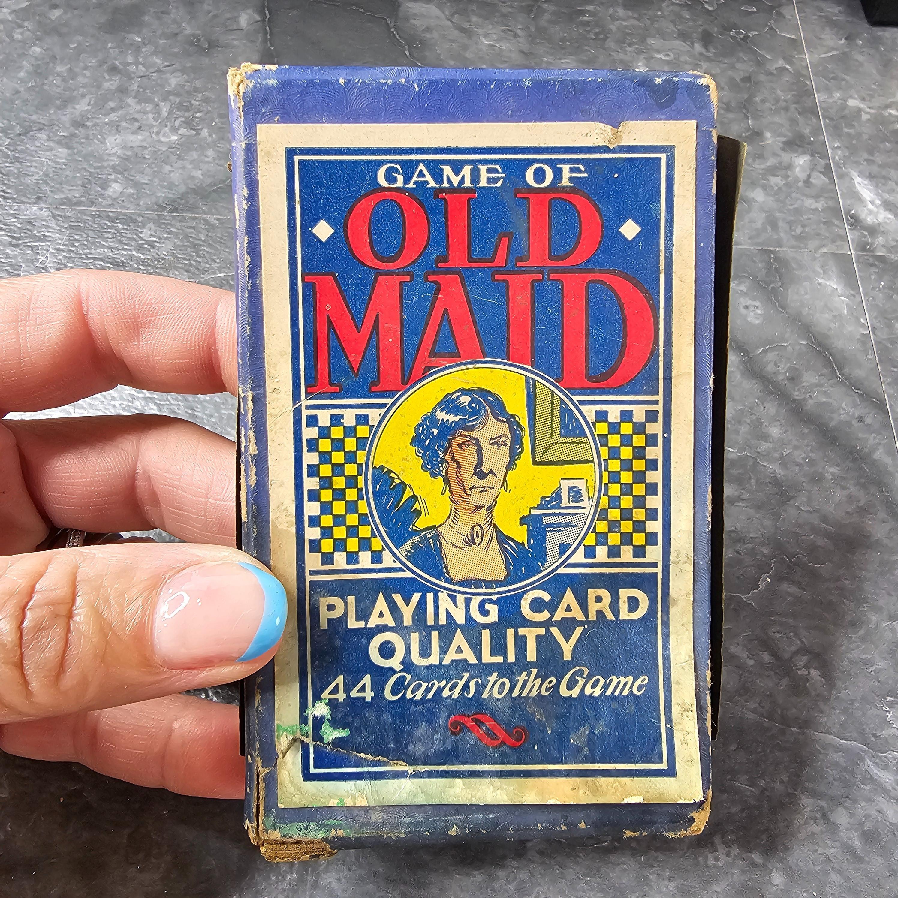 16 - 1920's Whitman Old Maid Cards COMPLETE SET!