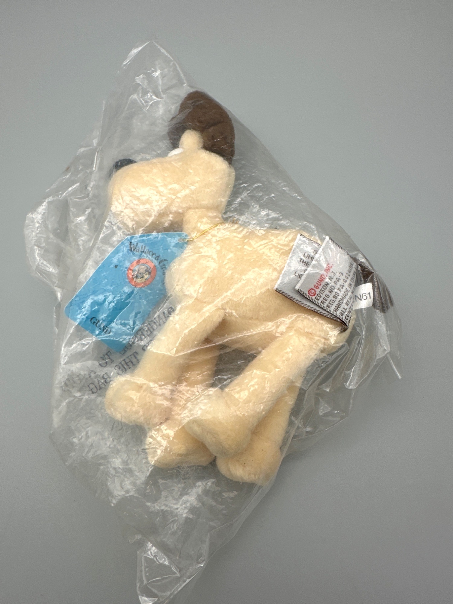Wallace & Gromit Plush Toy Original Packaging Vintage Gund 1989 HTF ...