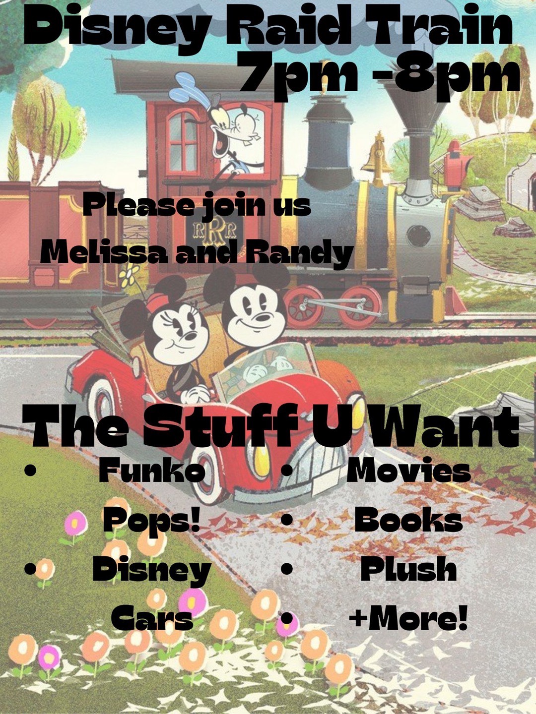 Disney Raid Train Continues! Funko Pops! Books, Disney Cars, Plush And ...