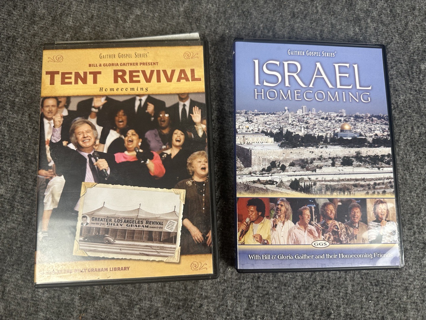 Lot Of 2 Gaither Gospel Series DVD’s - Israel Homecoming Tent Revival ...