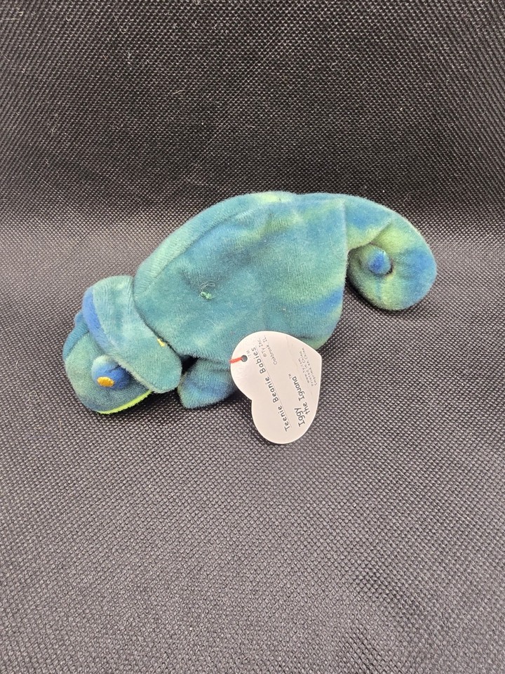 Ty Iggy The Iguana First Edition Teenie Beanie Baby 1993 RARE McDonald’s