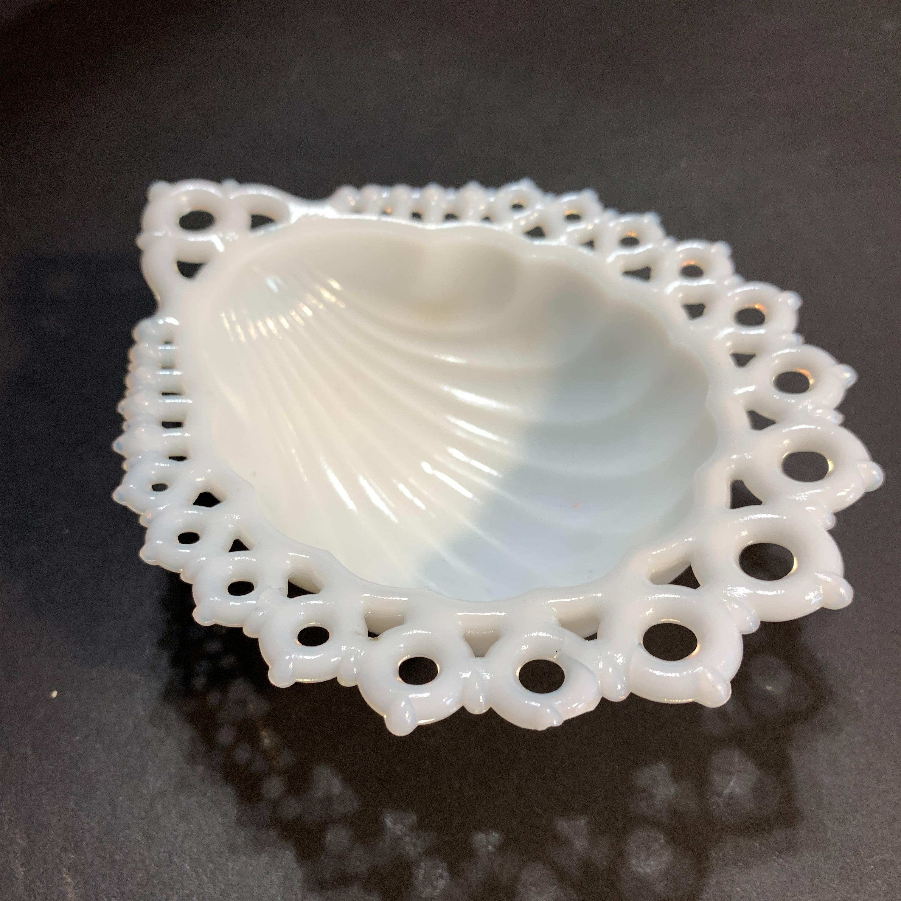 Westmoreland Milk Glass Shell Dish