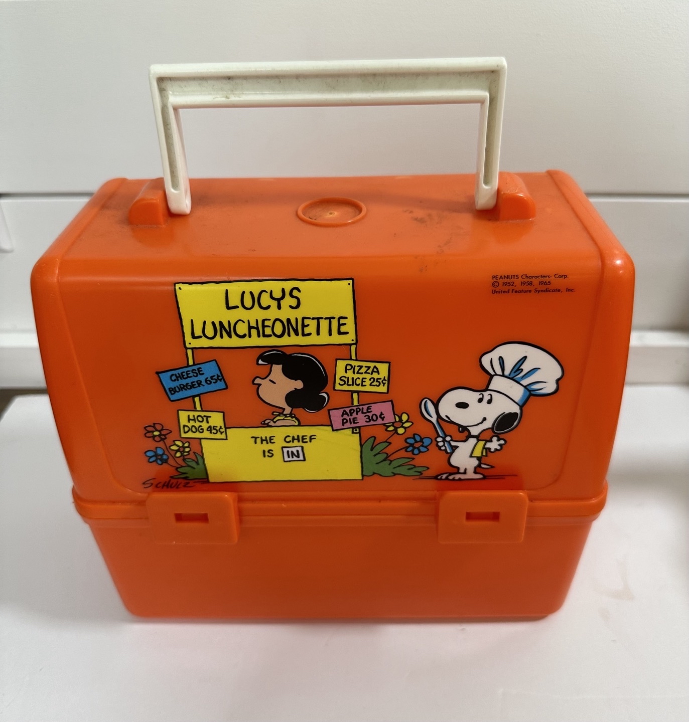 Peanuts Lunch Box Vtg Snoopy Lucy