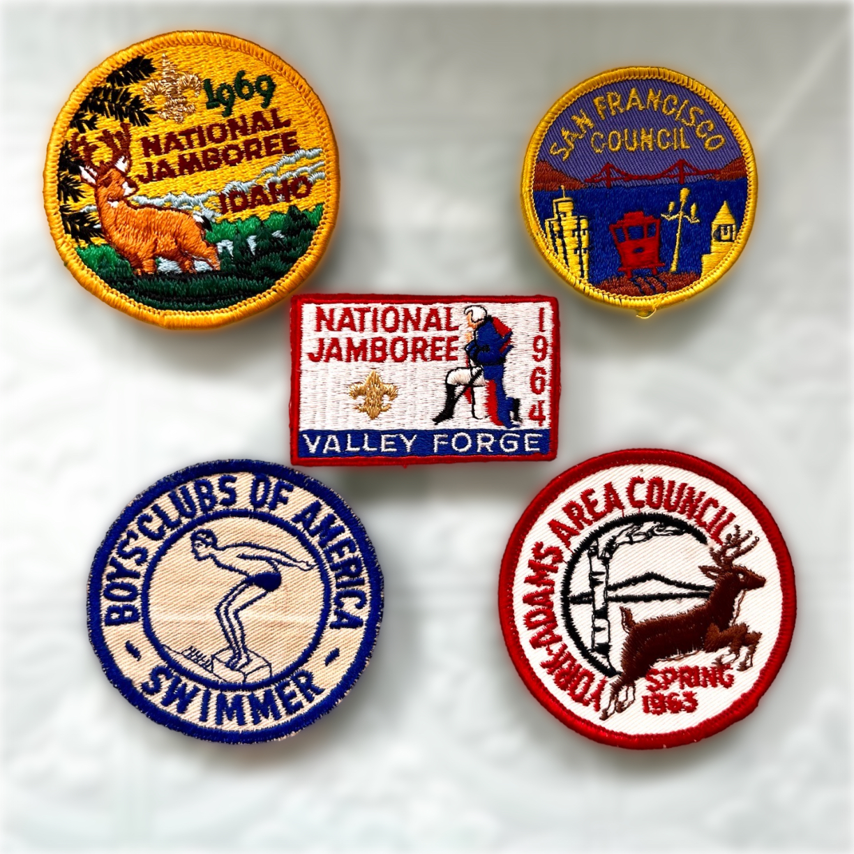 1960s Vintage Patch Set