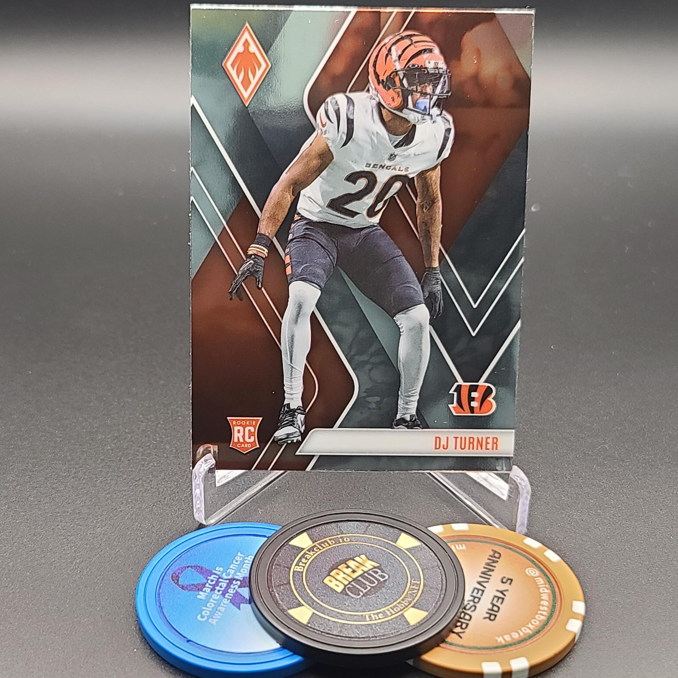 DJ Turner Rookie 2023 Panini Phoenix Football Card # 170 - Cincinnati ...